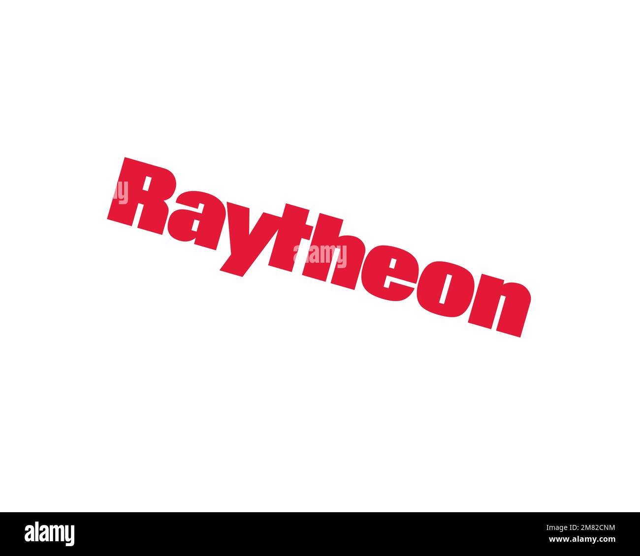 Raytheon, rotated logo, white background B Stock Photo - Alamy