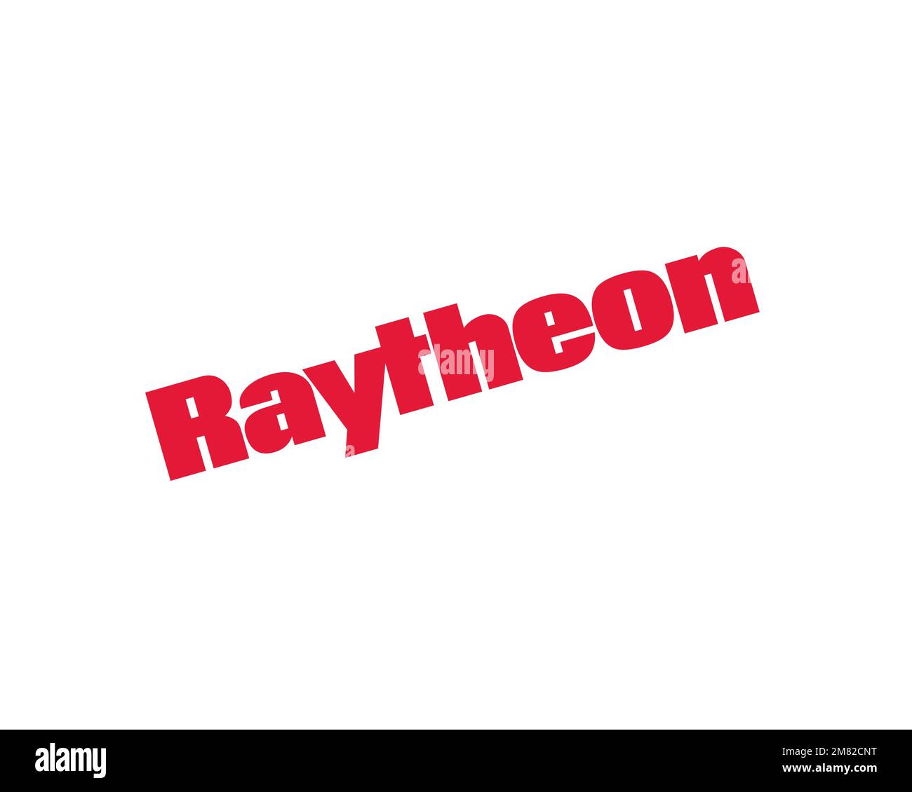 Raytheon, rotated logo, white background Stock Photo - Alamy