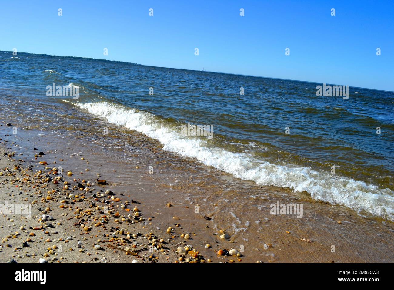 Calm Beach Day Stock Photo - Alamy