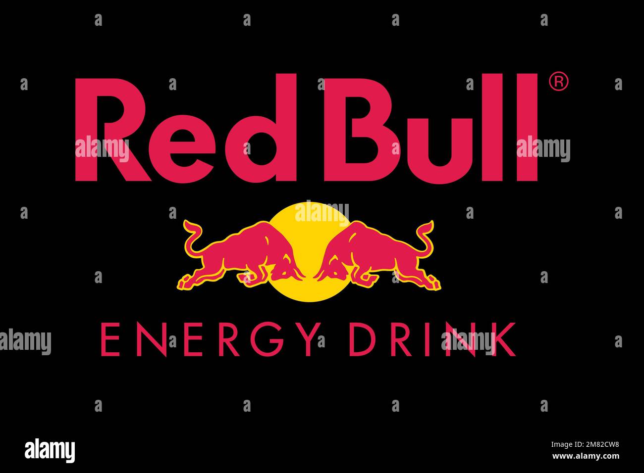 Red Bull Logo Black Background