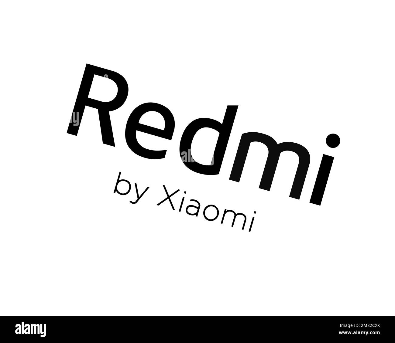 Redmi, rotated logo, white background B Stock Photo - Alamy