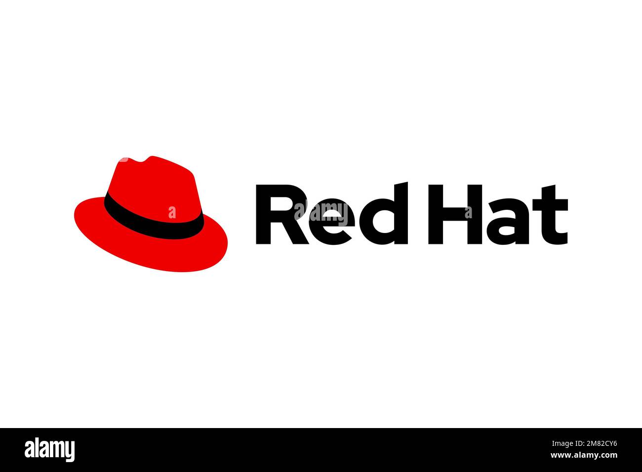 Red Hat, Logo, White background Stock Photo - Alamy