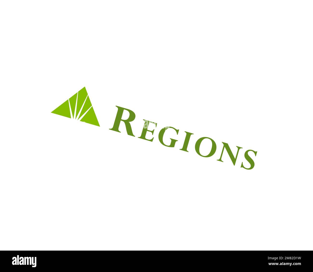 Regions Financial Corporation, Rotated Logo, White Background B Stock ...