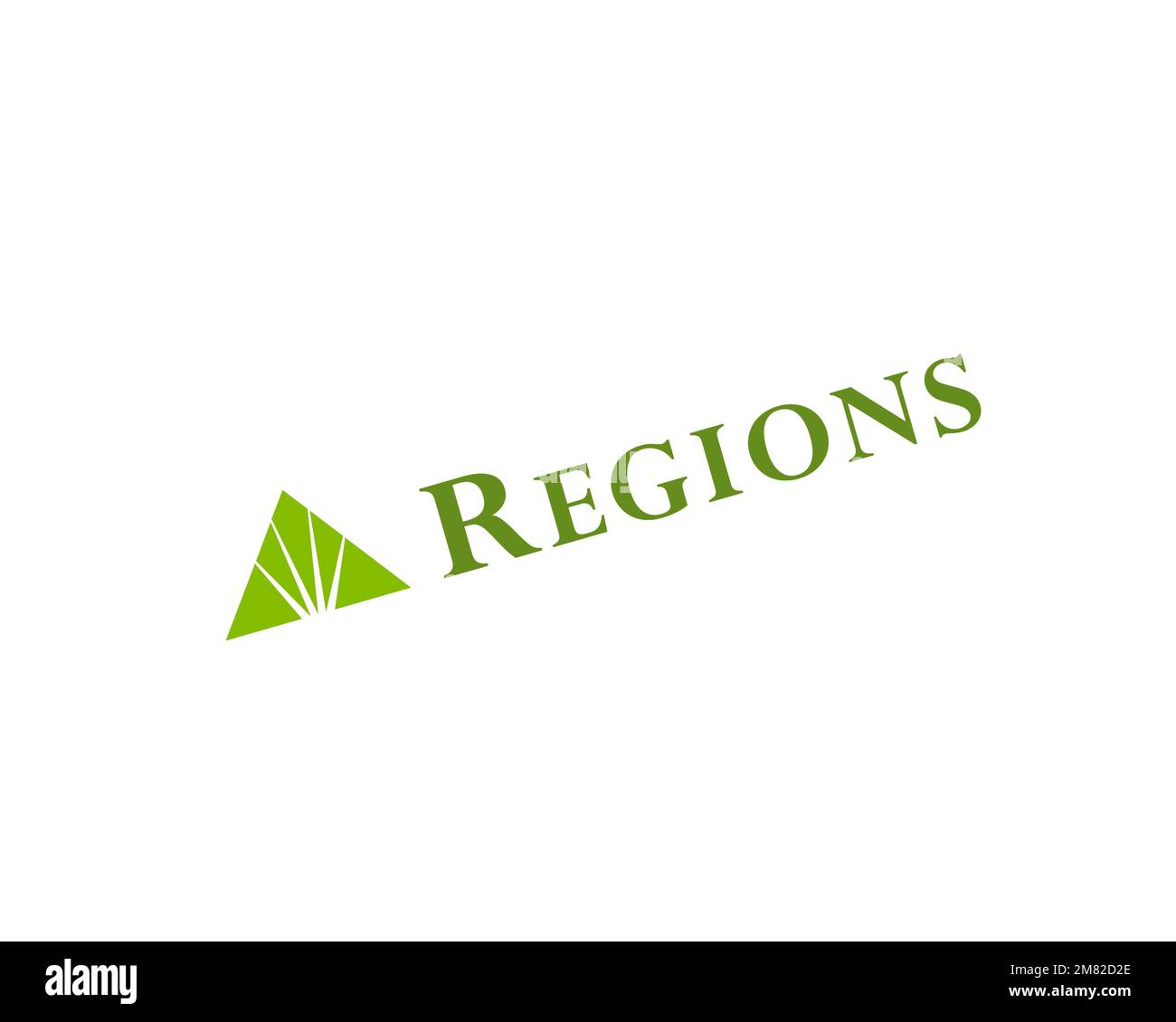 Regions Financial Corporation, Rotated Logo, White Background Stock ...
