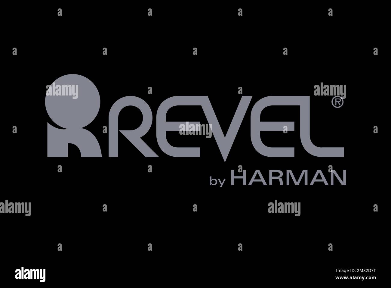 Revel Audio, Logo, Black background Stock Photo - Alamy