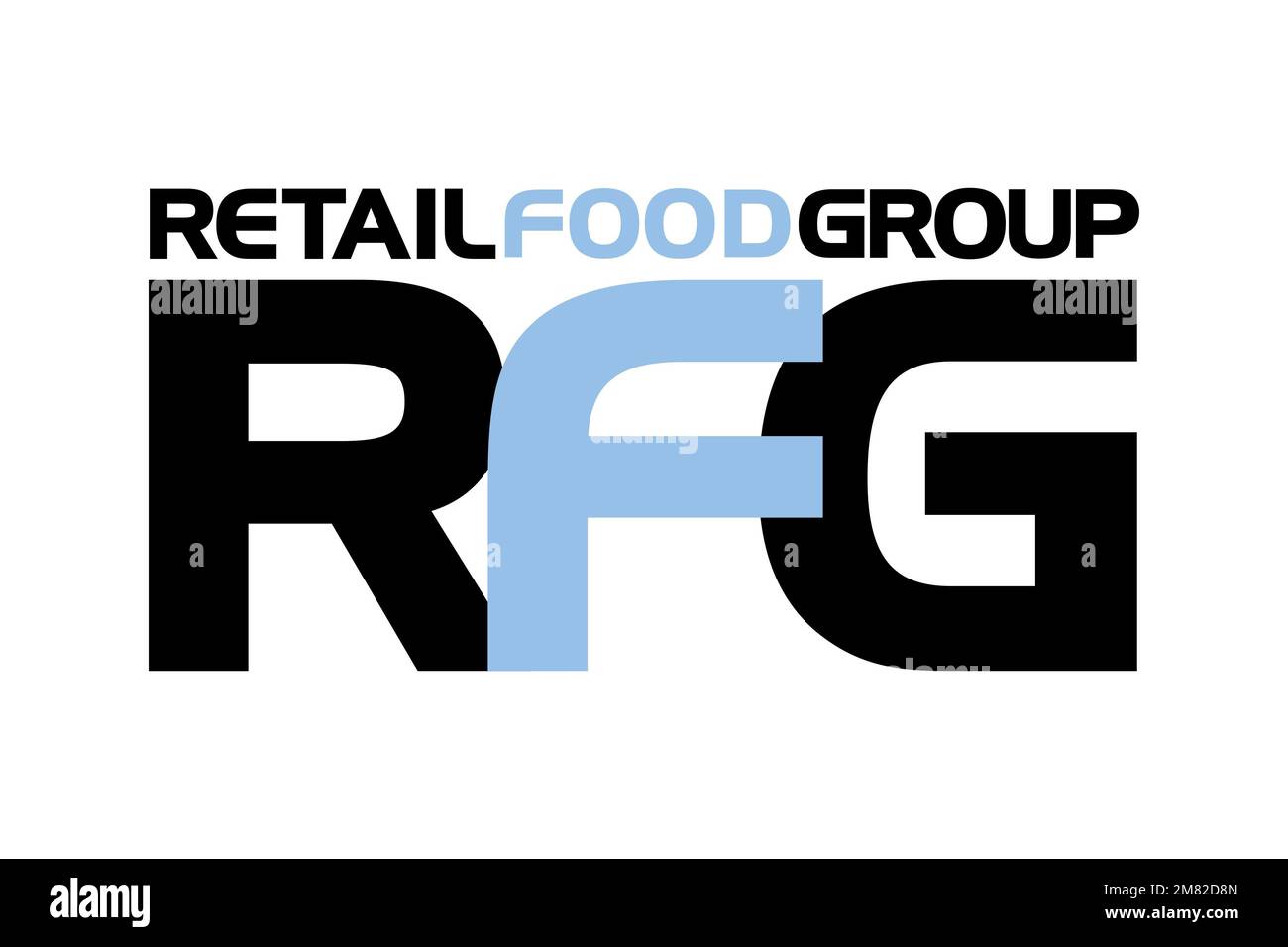 Retail Food Group, Logo, White background Stock Photo - Alamy