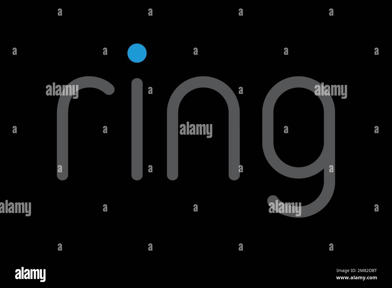 Ring Inc. logo, black background Stock Photo - Alamy
