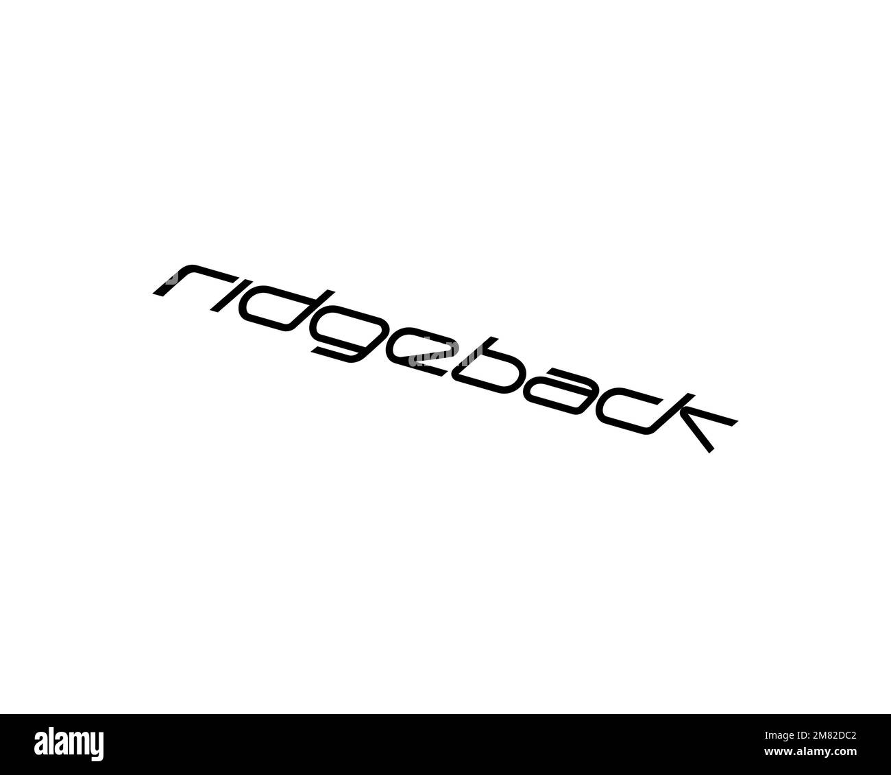 Ridgeback brand, rotated logo, white background B Stock Photo - Alamy