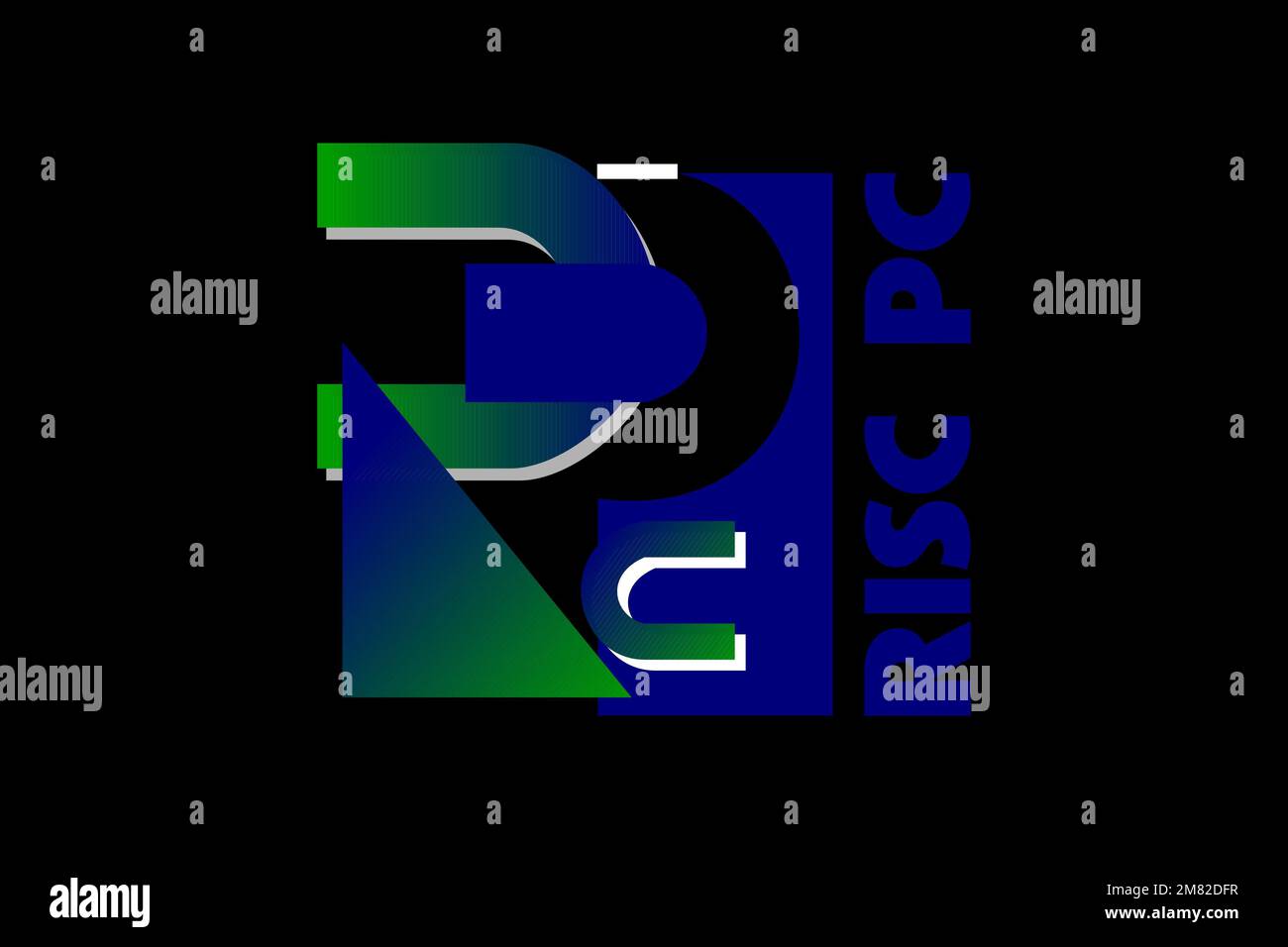 RiscPC, Logo, Black background Stock Photo - Alamy