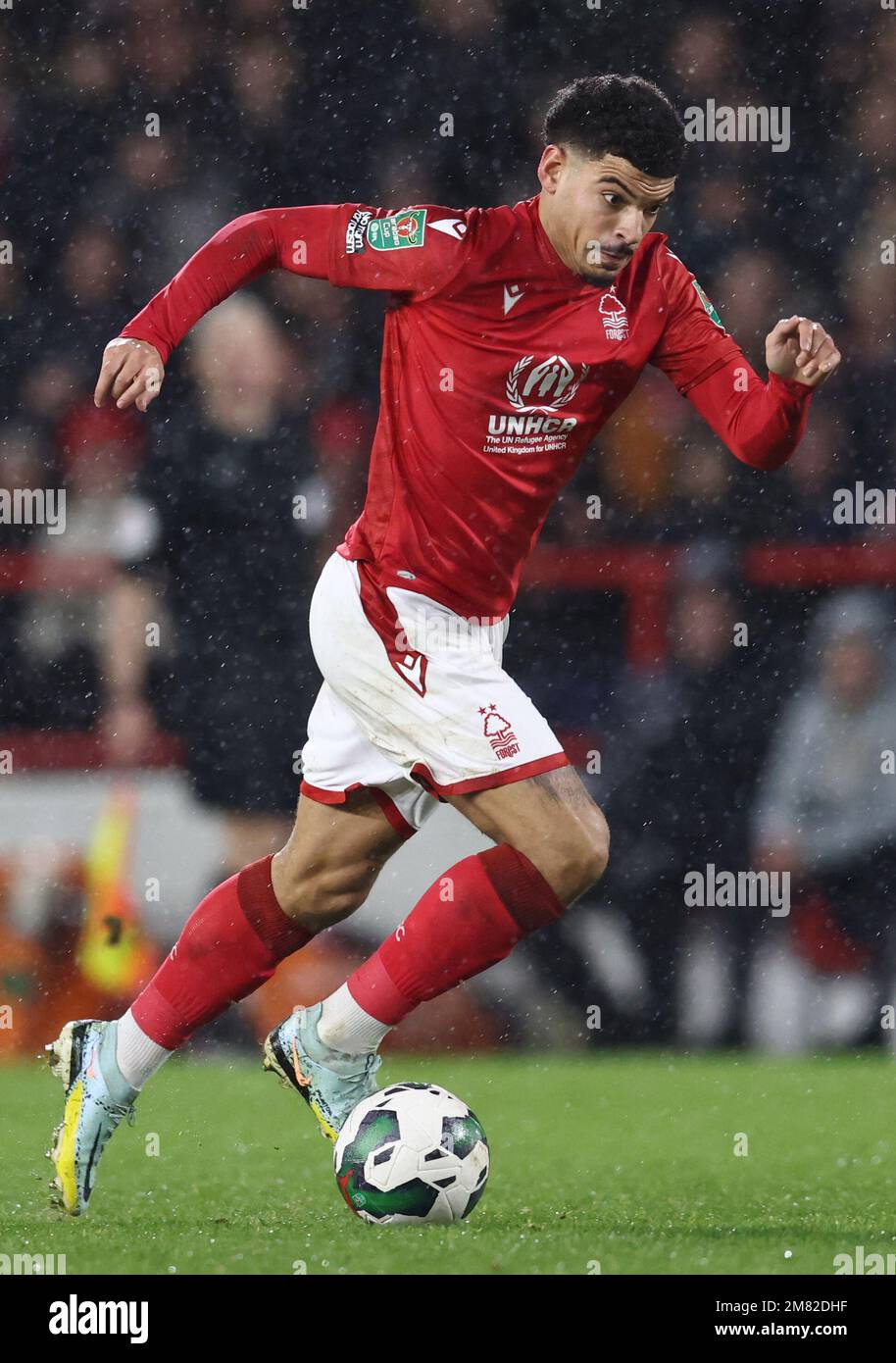 Nottingham, England, 11th January 2023. Morgan Gibss White of ...
