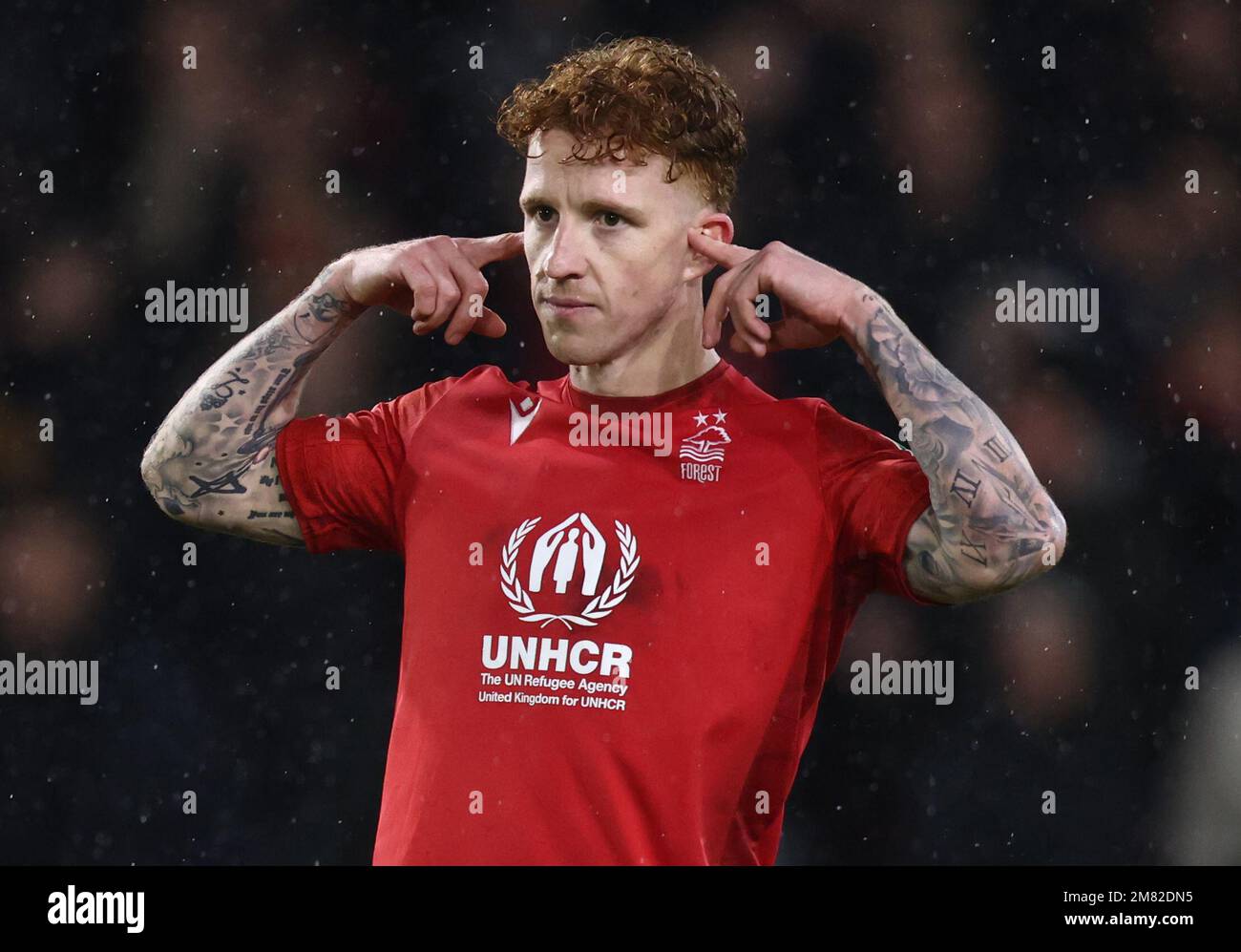 Nottingham, England, 11th January 2023. Jack Colback of Nottingham ...