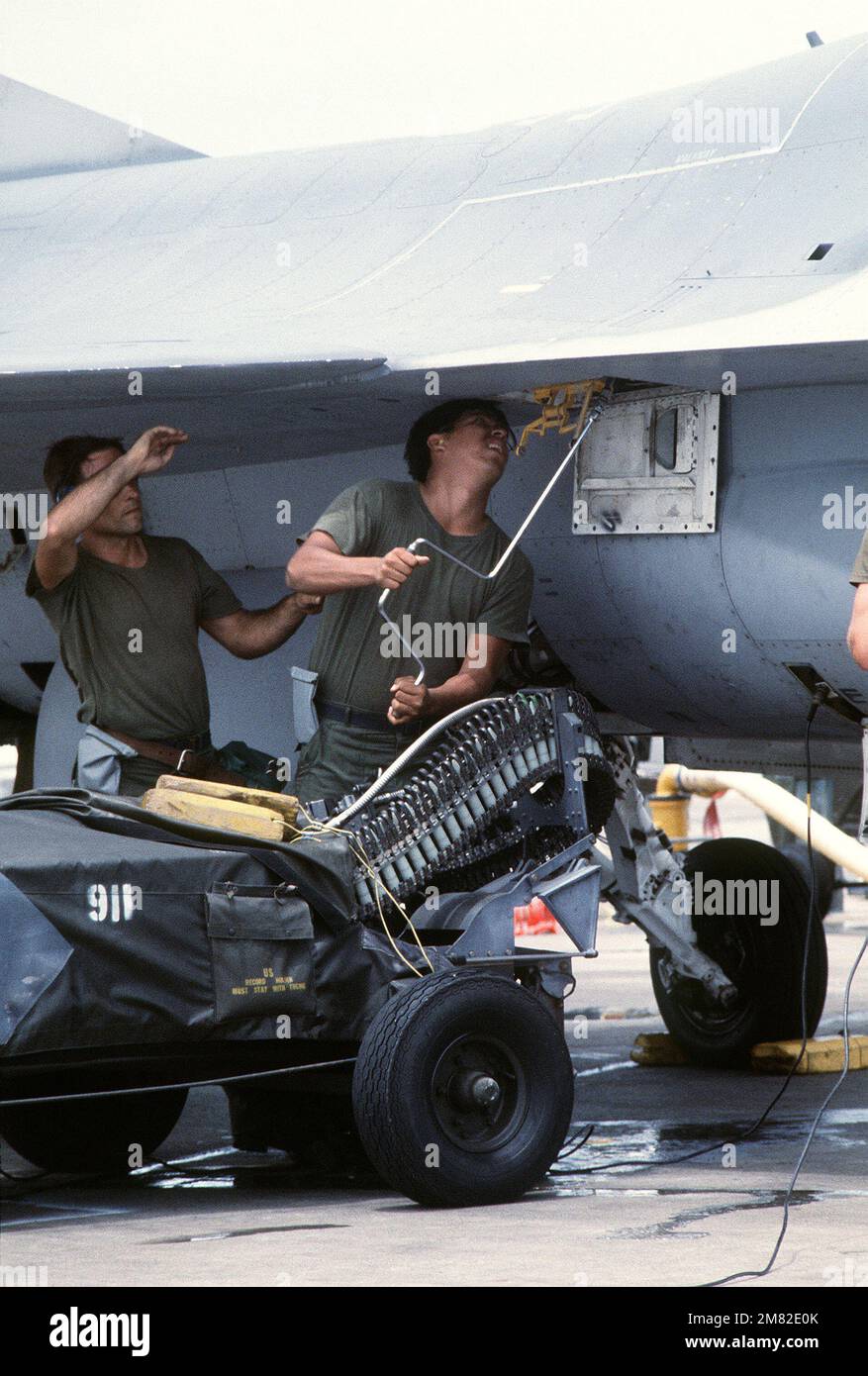 Personnel assigned to the 56th Equipment Maintenance Squadron, load ...