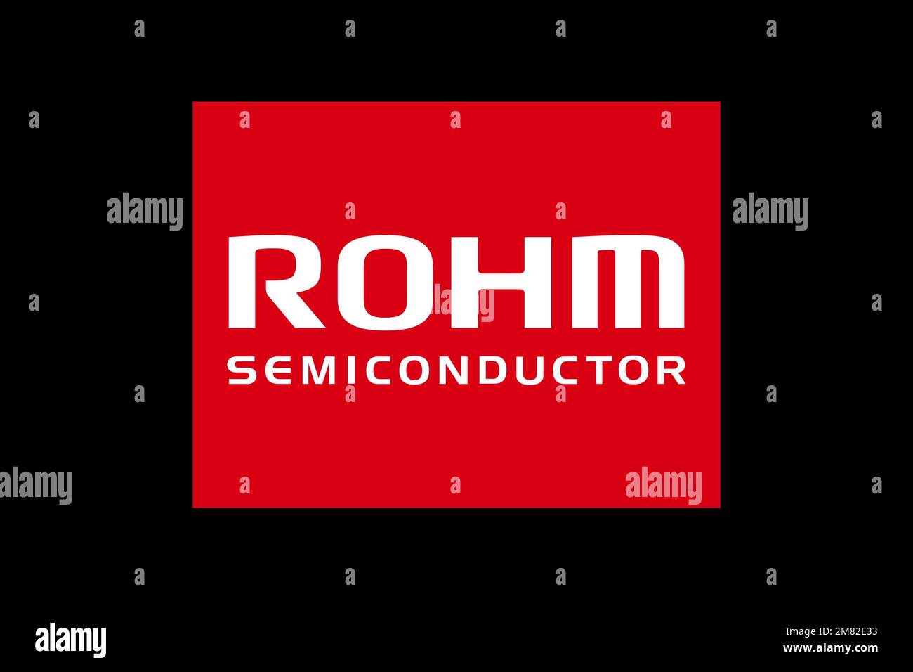 Rohm, Logo, Black background Stock Photo - Alamy