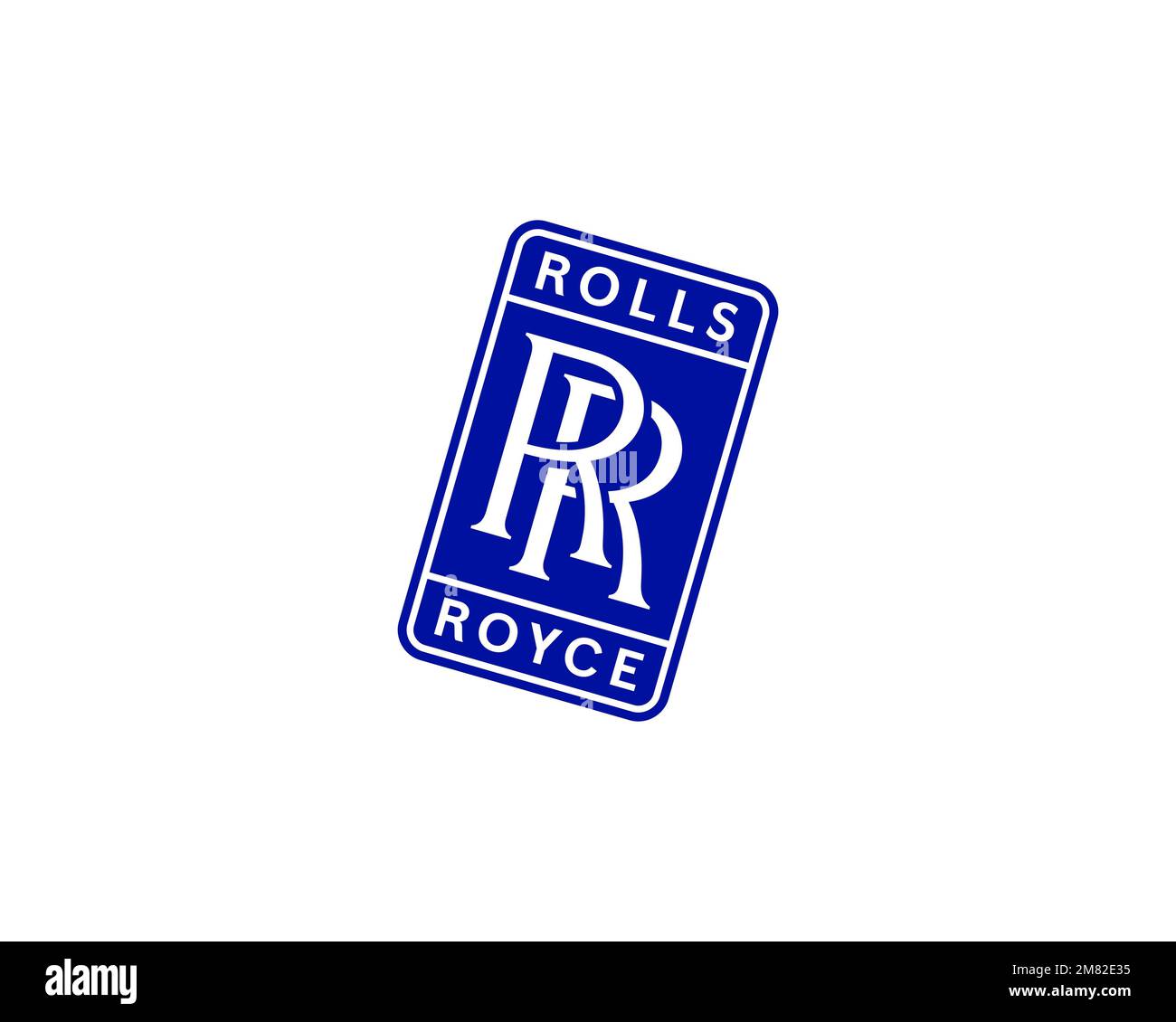 Rolls Royce Holdings, rotated logo, white background B Stock Photo - Alamy
