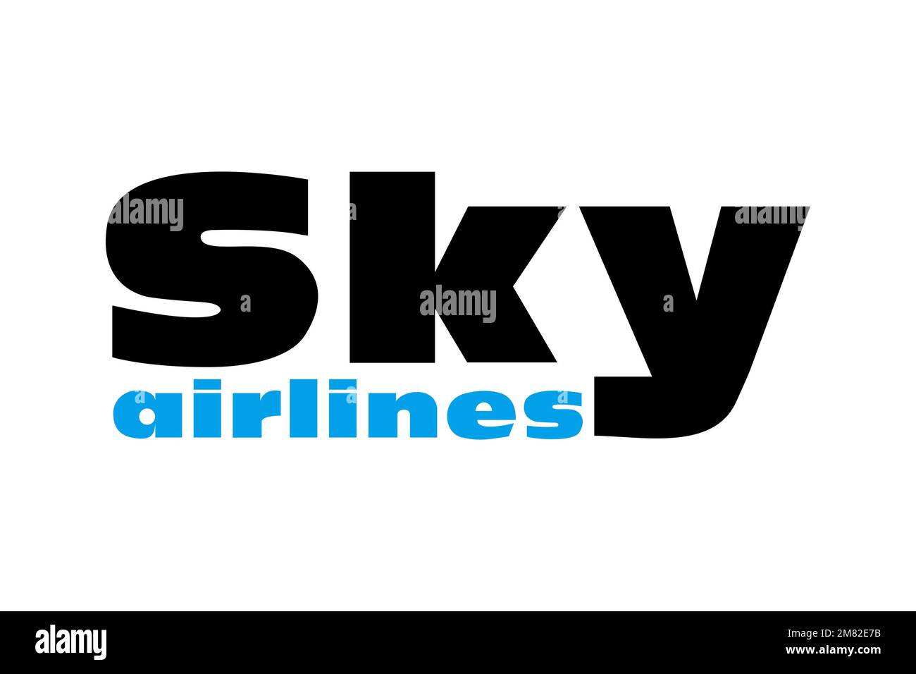 Sky Airline, Logo, White background Stock Photo - Alamy