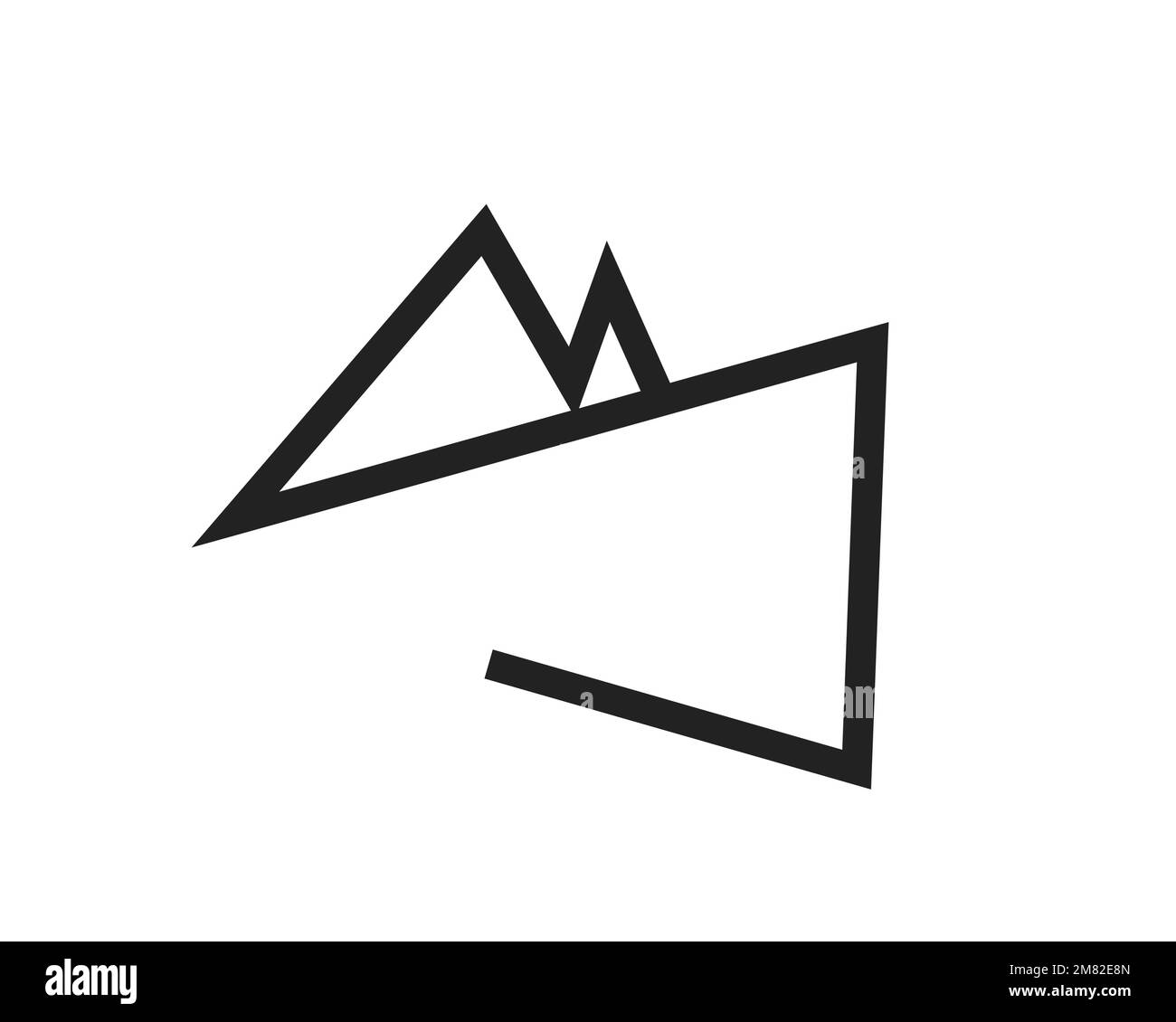 Snohetta company, rotated logo, white background B Stock Photo - Alamy