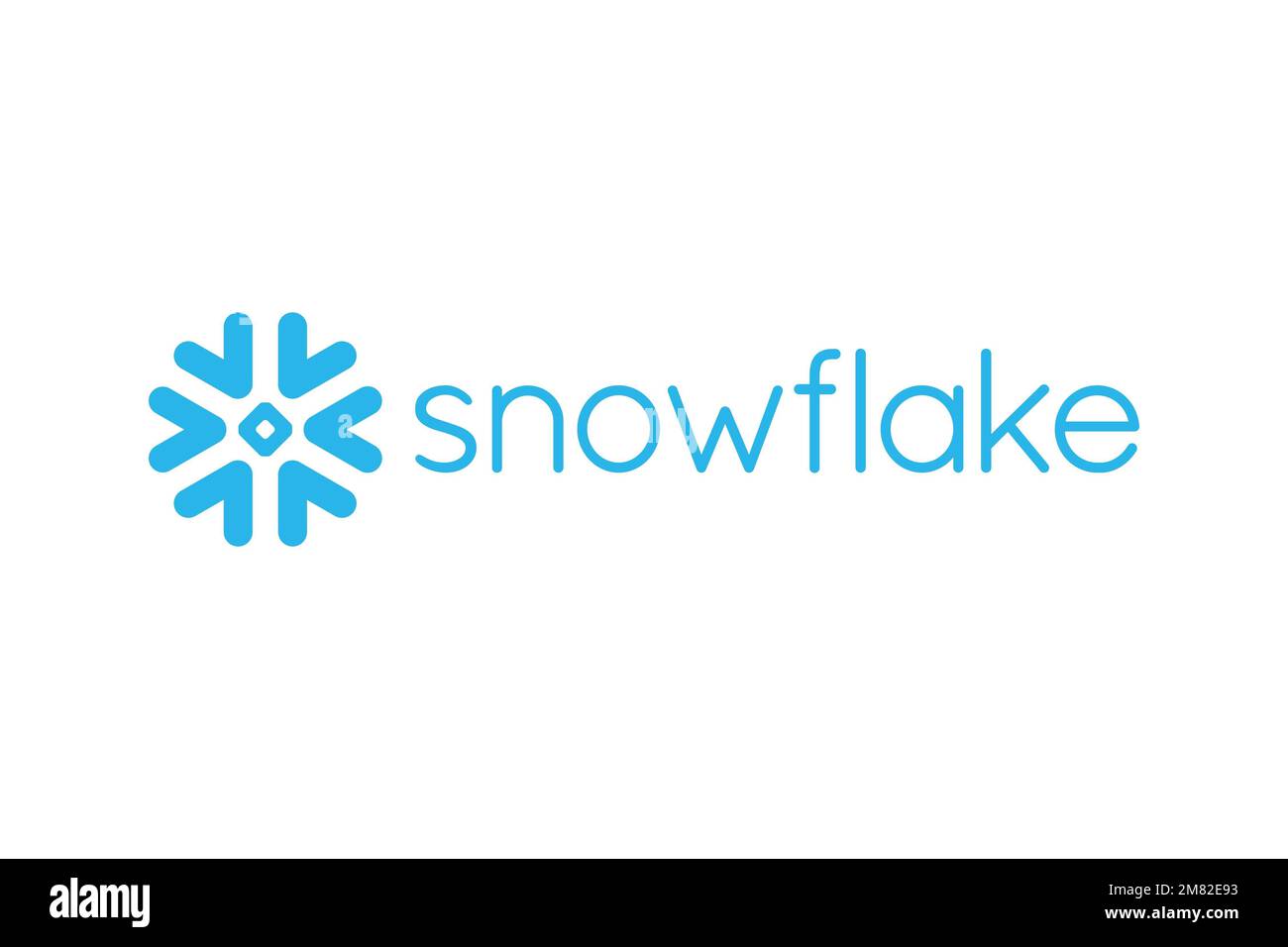 Snowflake Inc. logo, white background Stock Photo - Alamy