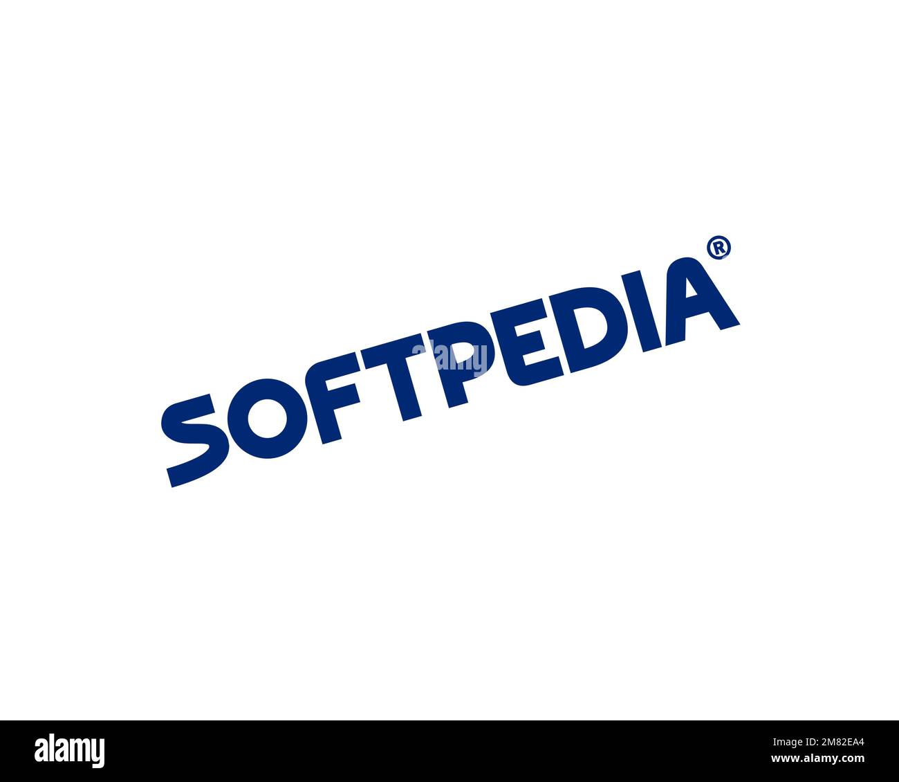 Softpedia, rotated logo, white background Stock Photo - Alamy