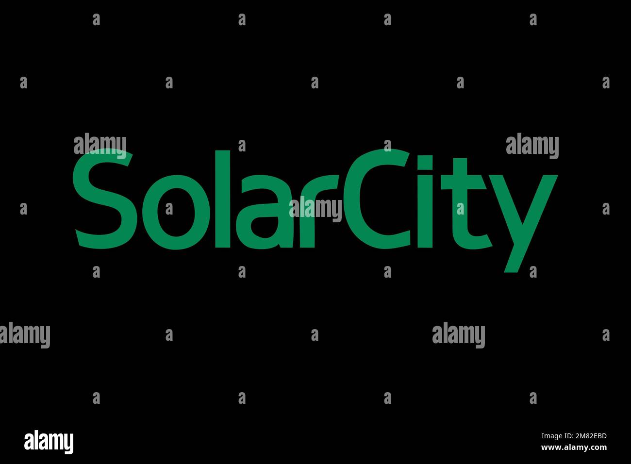 SolarCity, Logo, Black background Stock Photo - Alamy