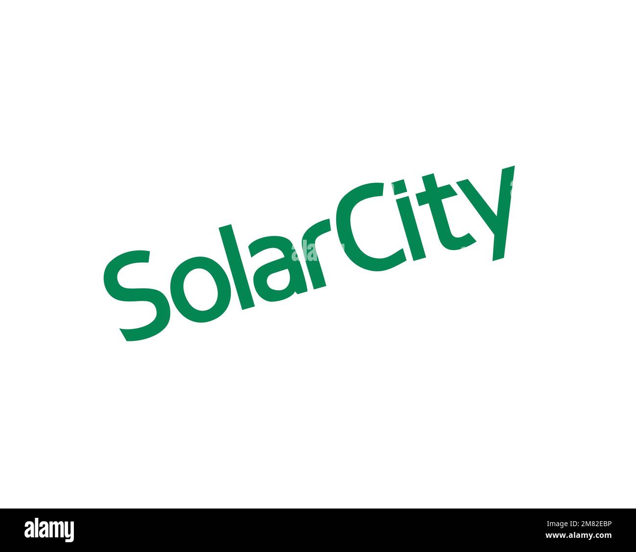 SolarCity, rotated logo, white background Stock Photo - Alamy