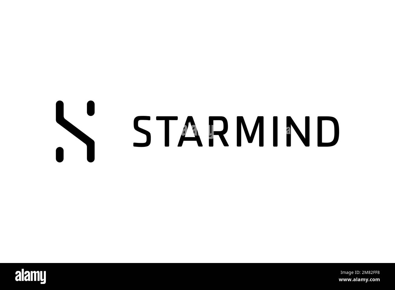 Starmind International, Logo, White background Stock Photo - Alamy