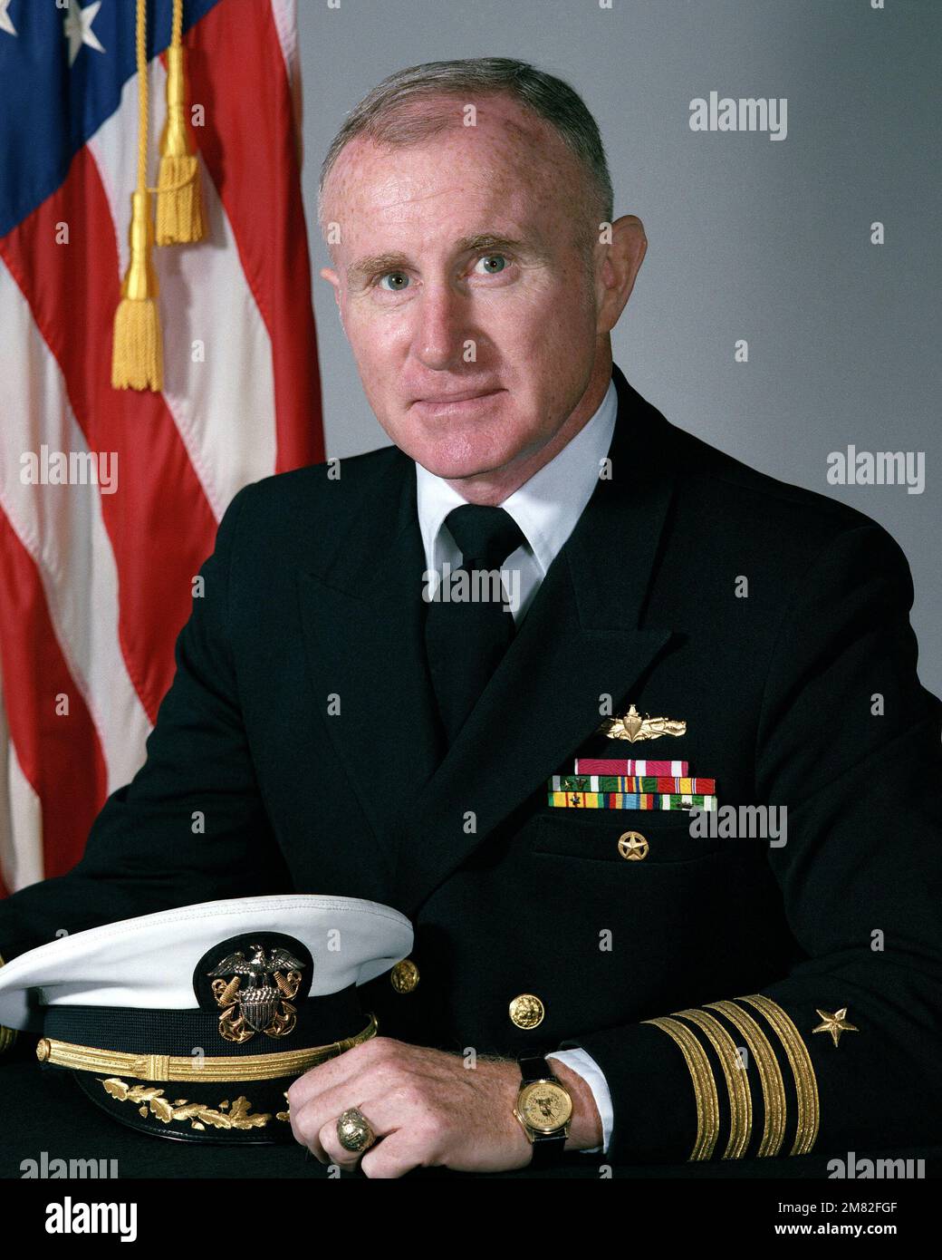 Captain Robert M. Guiffreda, USN (uncovered). Country: Unknown Stock ...