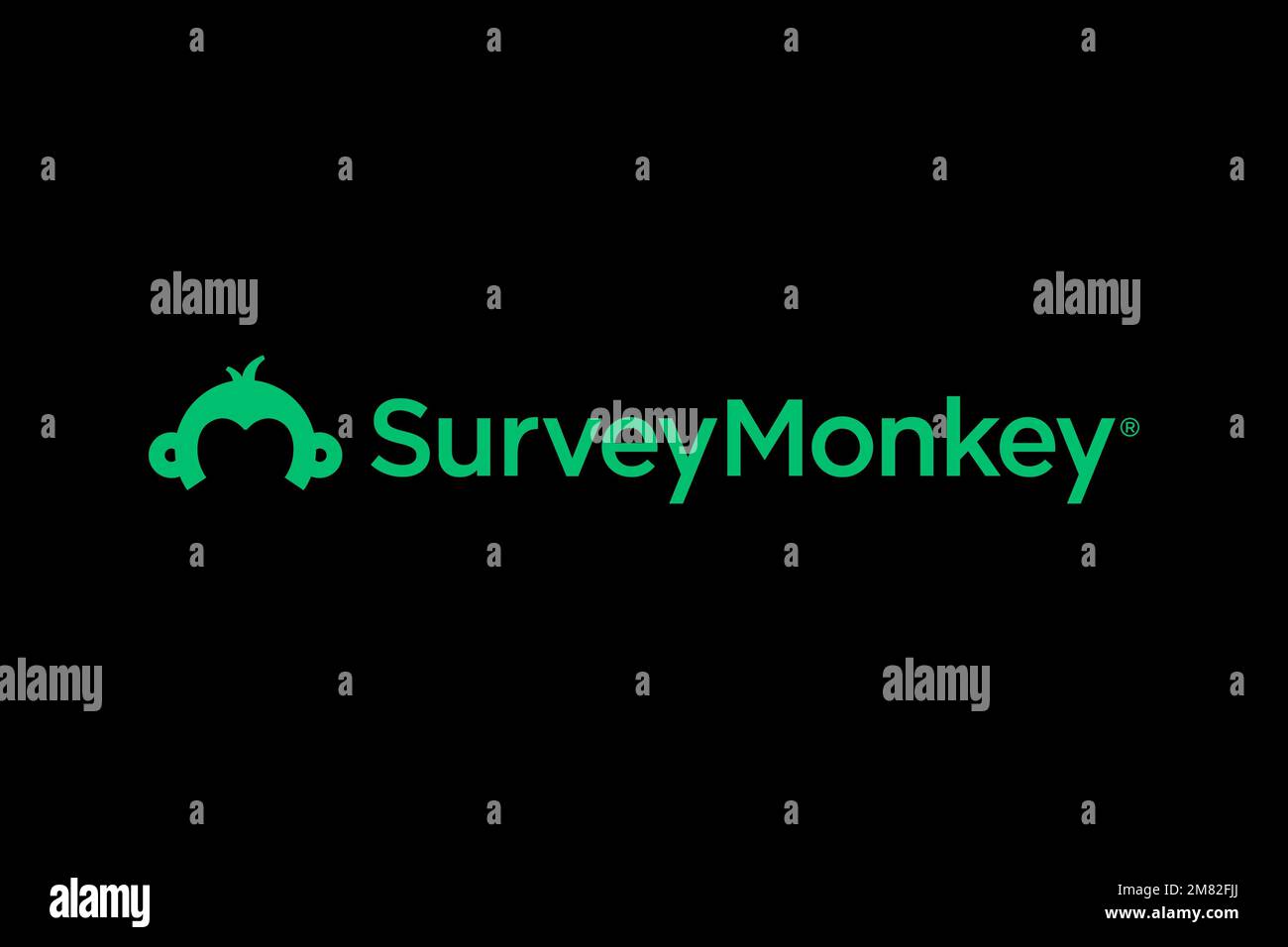 SurveyMonkey, Logo, Black background Stock Photo - Alamy
