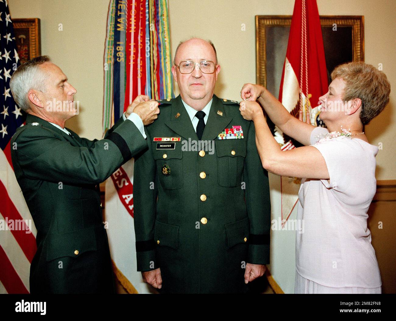 Army CHIEF of STAFF General John A. Wickham Jr. and Mrs. Betty Register ...