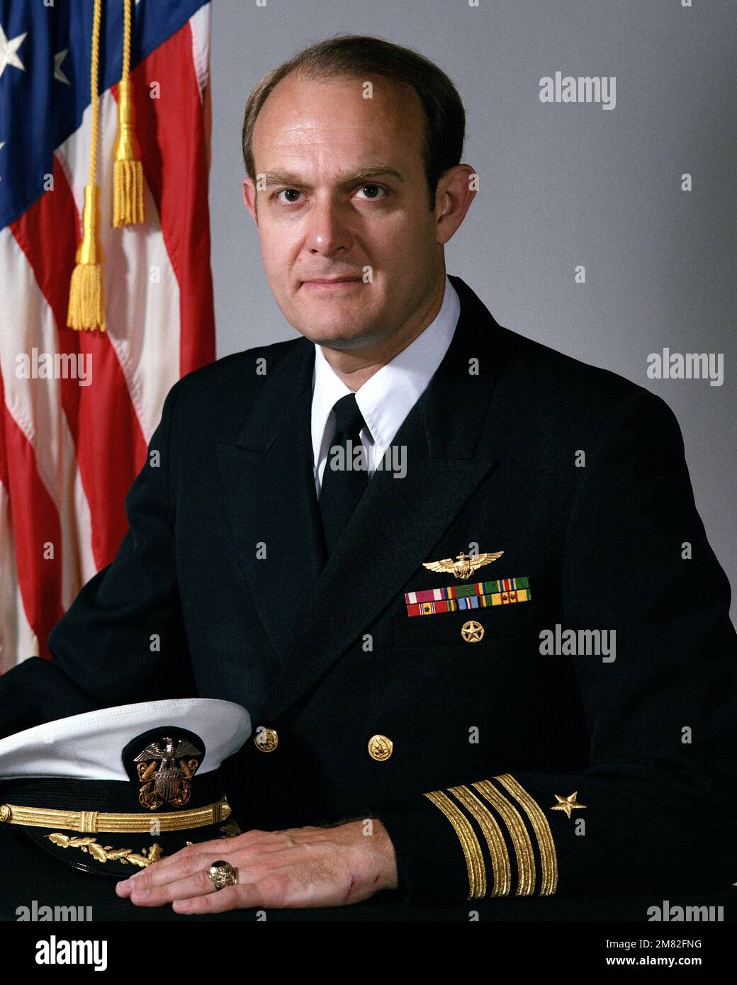 Captain Ralph V. Buck, USN (uncovered). Country: Unknown Stock Photo ...