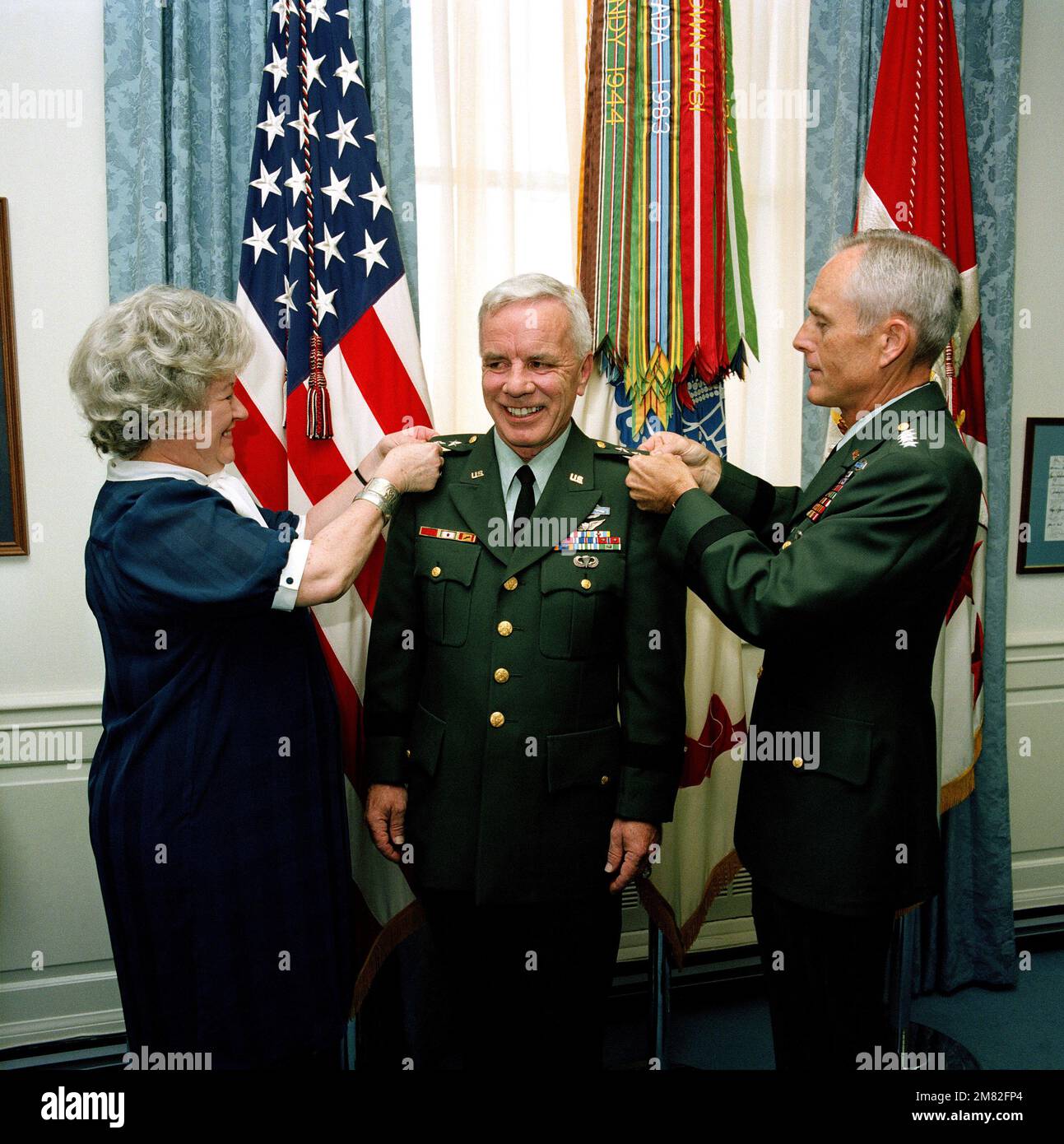 Army CHIEF of STAFF General John A. Wickham Jr. and Mrs. Ann Rockwell ...