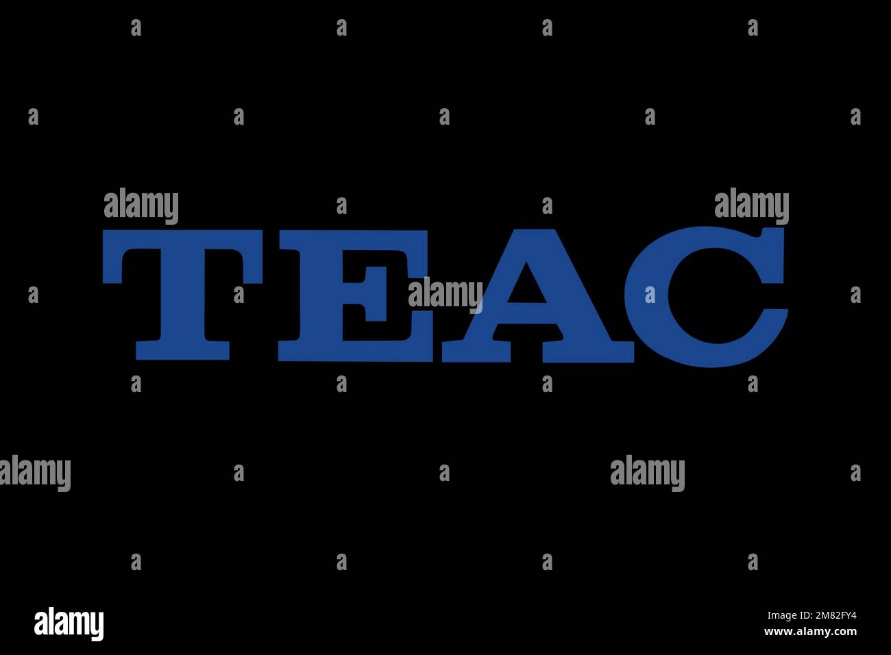 TEAC Corporation, Logo, Black background Stock Photo - Alamy