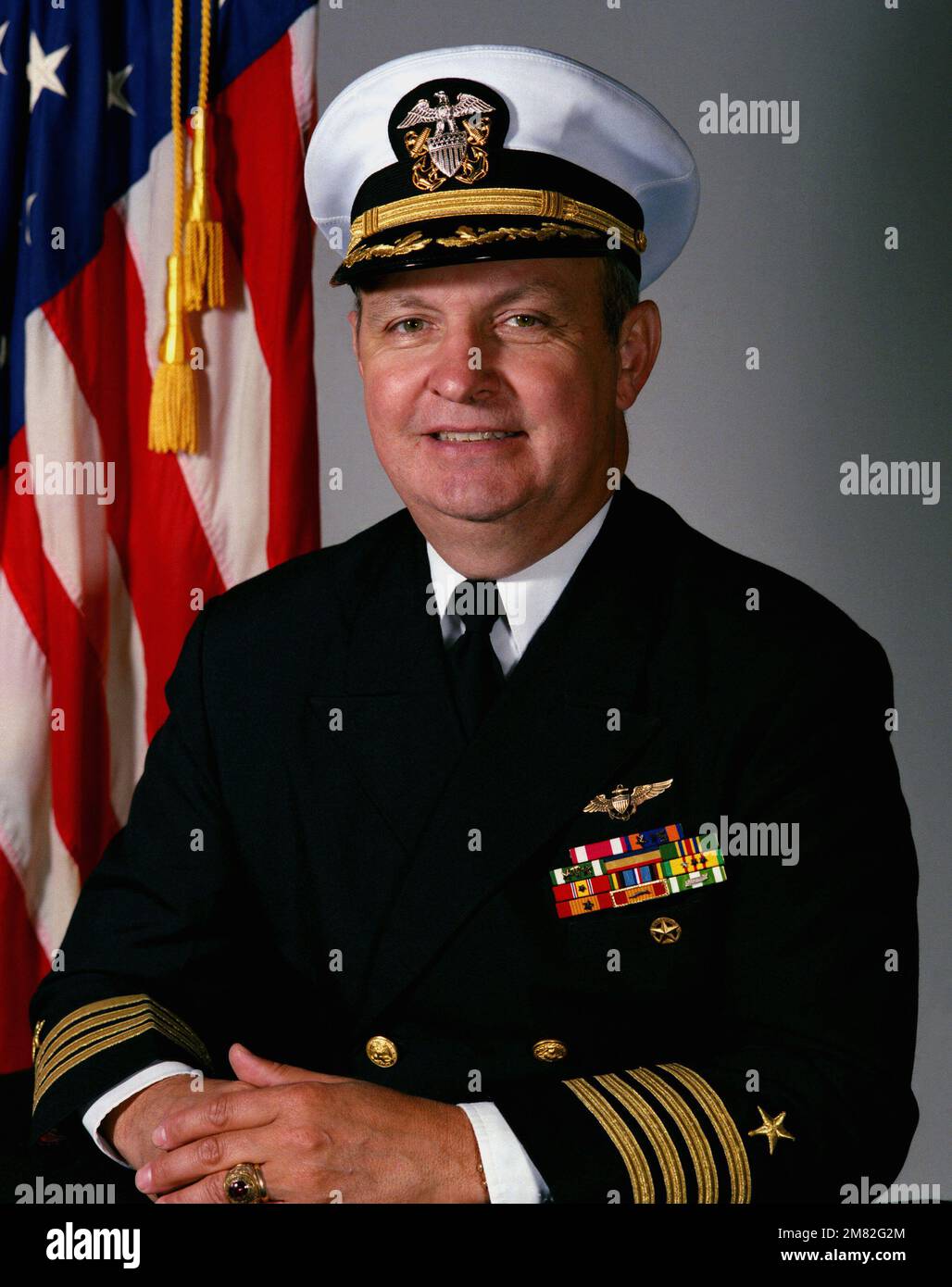 Captain Gordon R. Goldenstein, USN (covered). Country: Unknown Stock ...
