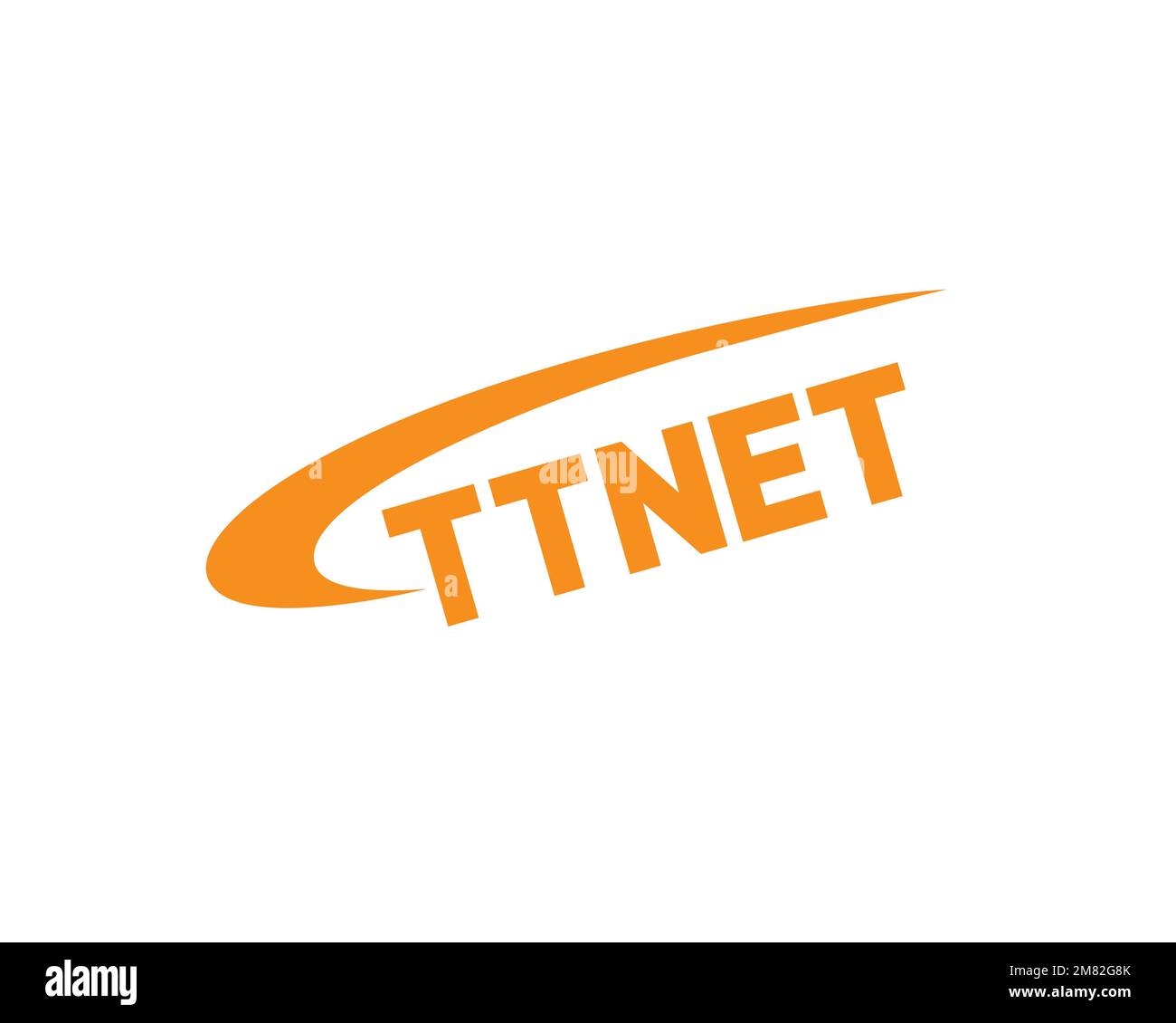 TTNET, rotated logo, white background Stock Photo - Alamy