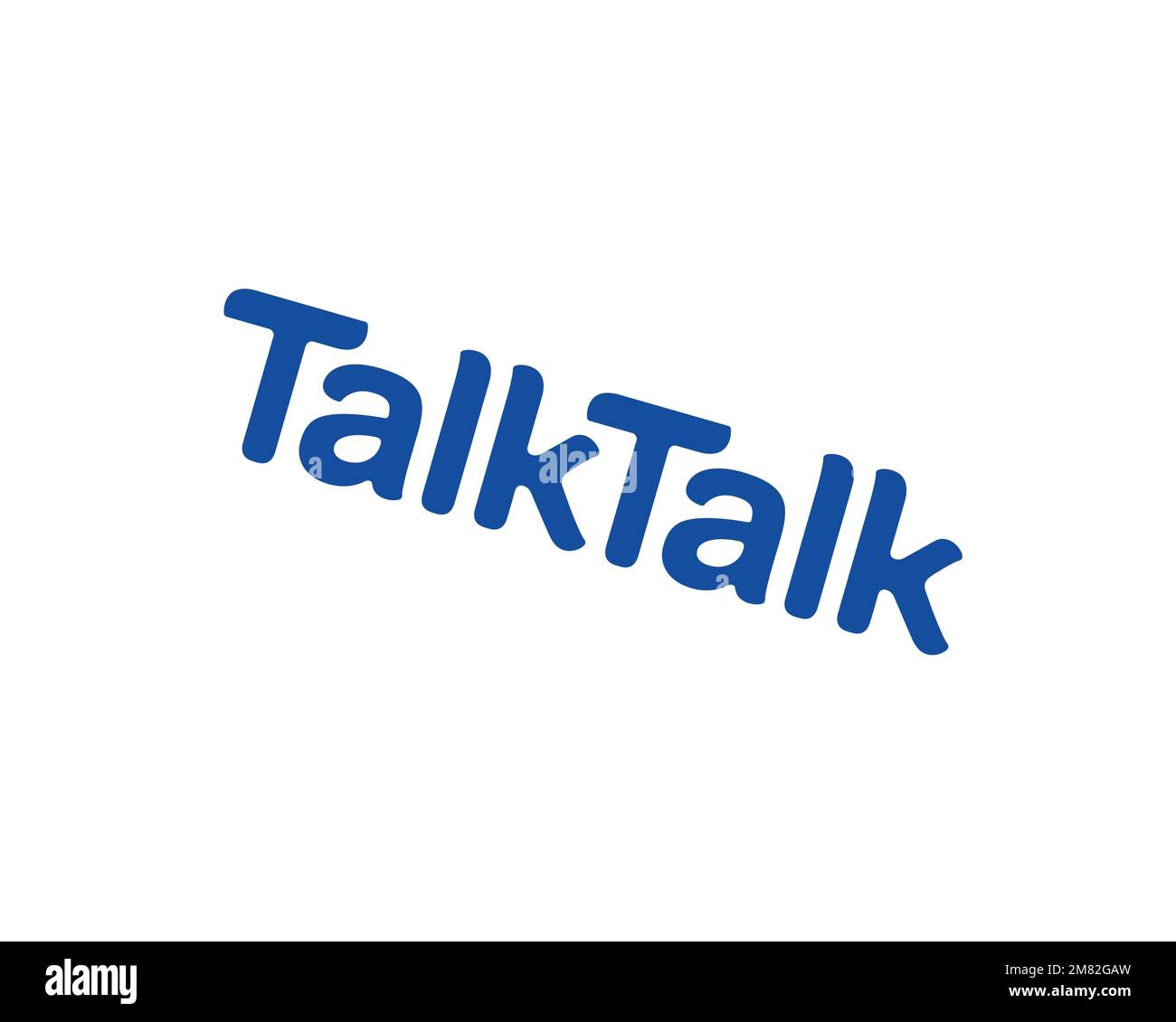 TalkTalk Group, rotated logo, white background B Stock Photo - Alamy