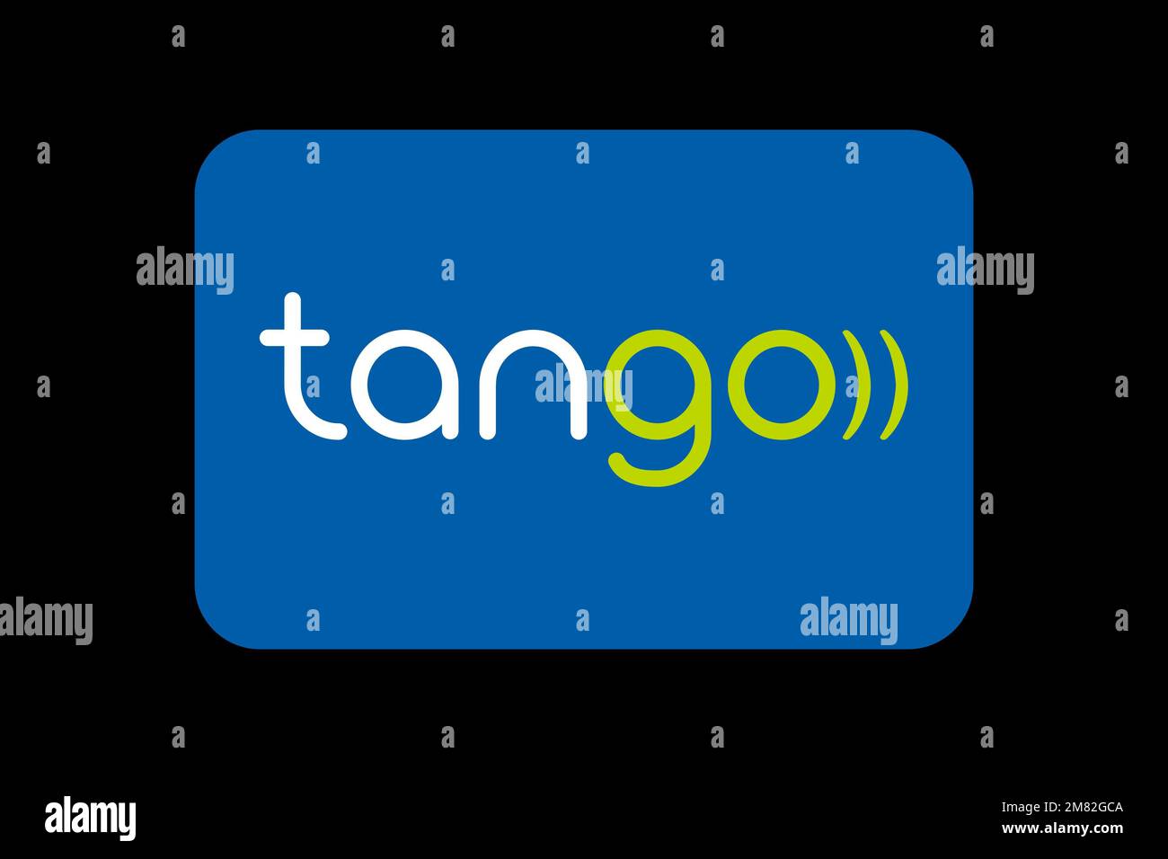 Tango telecom, Logo, Black background Stock Photo - Alamy