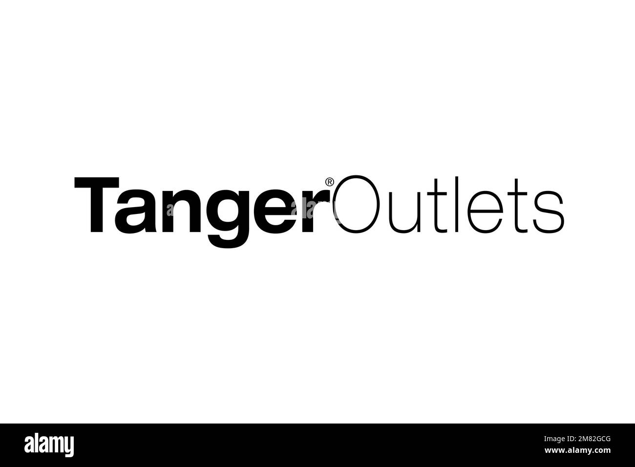 Tanger Factory Outlet Centers, Logo, White Background Stock Photo - Alamy