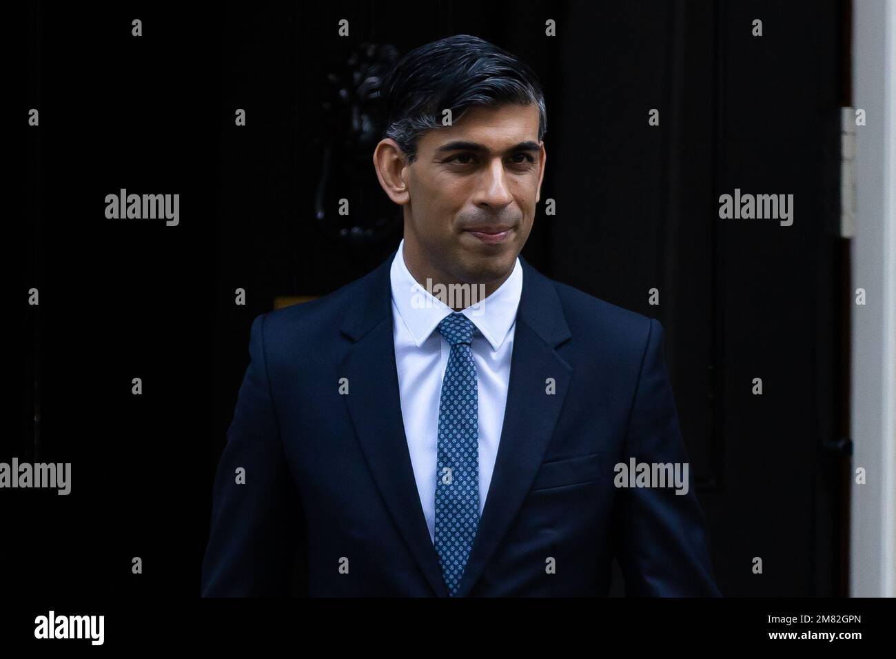 Prime Minister Rishi Sunak leaves 10 Downing Street for Parliament to ...