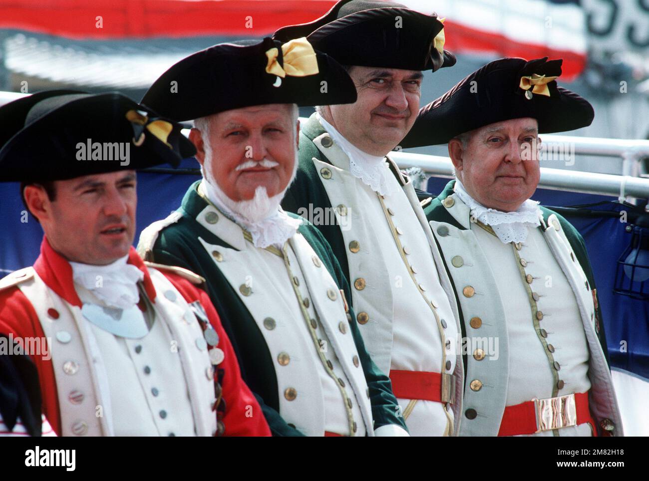 From left to right are Frank Nobles, Ralph Malloch, Bill Brayton and John Babcock wearing the ...