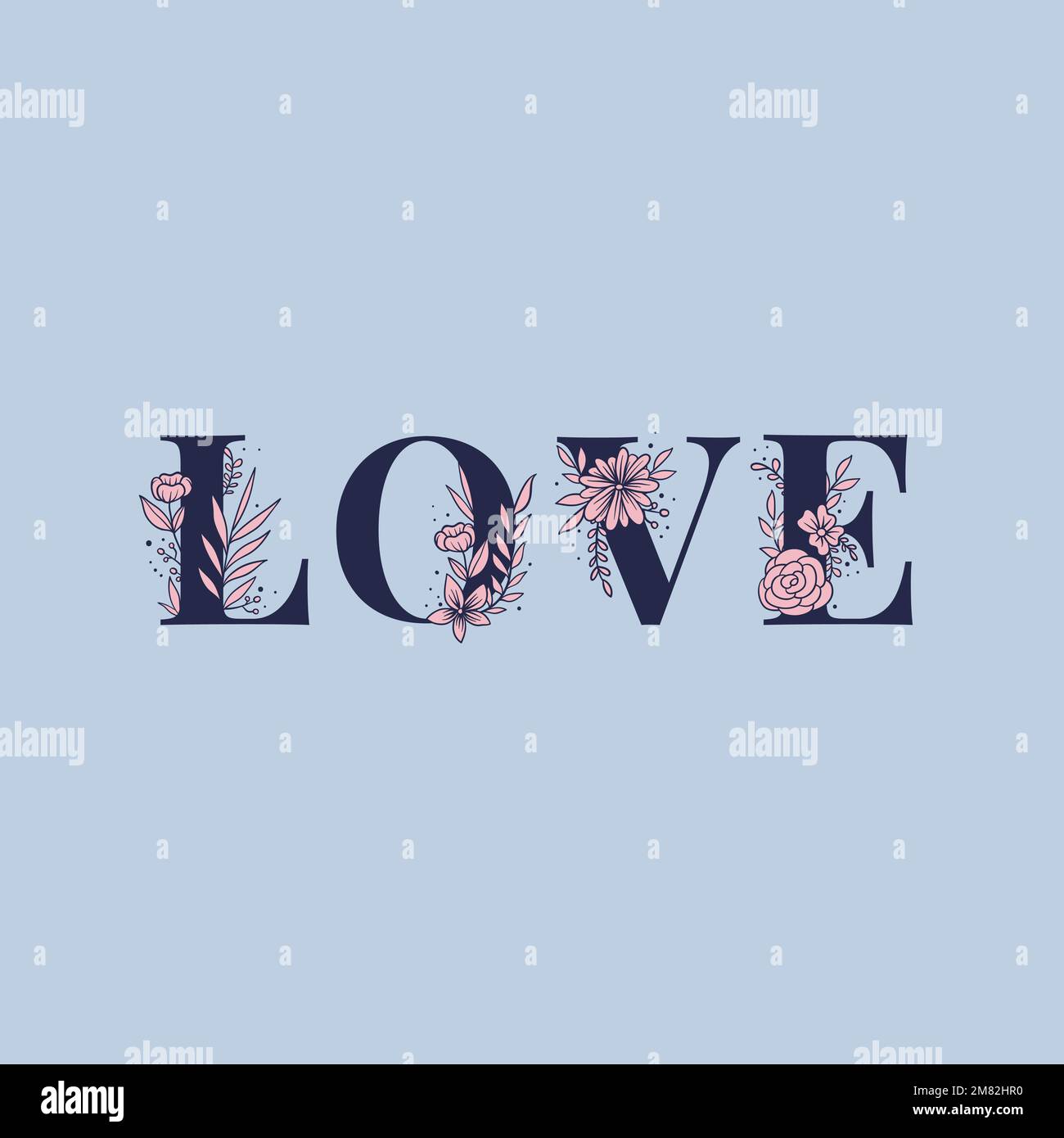 Love vector word typography lettering font Stock Vector Image & Art - Alamy