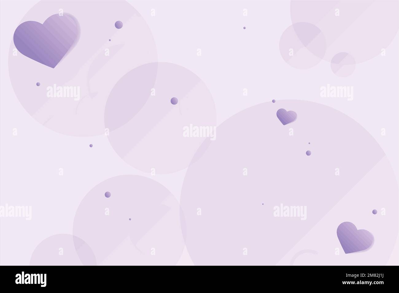 Vector heart bubble pattern purple background Stock Vector Image & Art ...