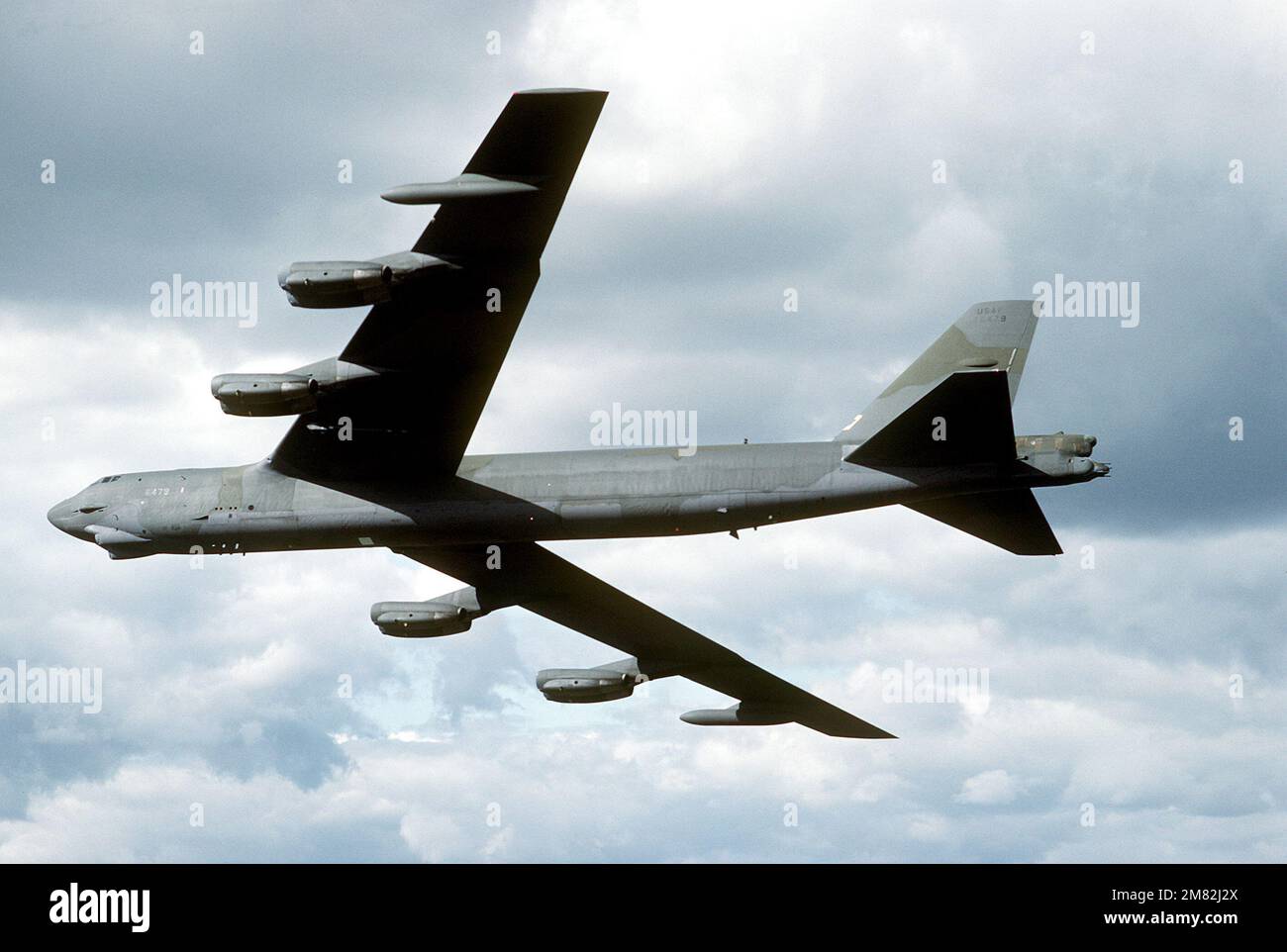 An air-to-air bottom left side view of the 92nd Bombardment Wing's new ...