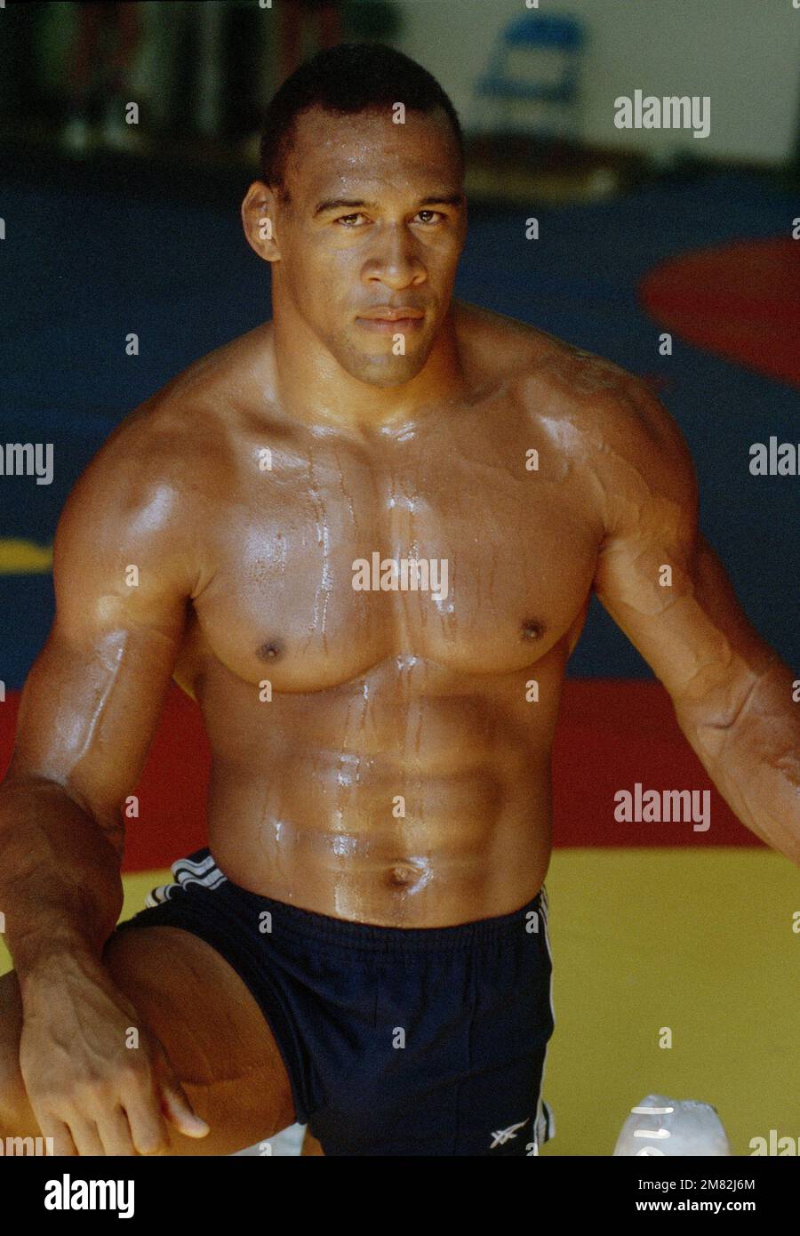 Marine Corps Sergeant Greg Gibson from Quantico, Virginia, a member of ...