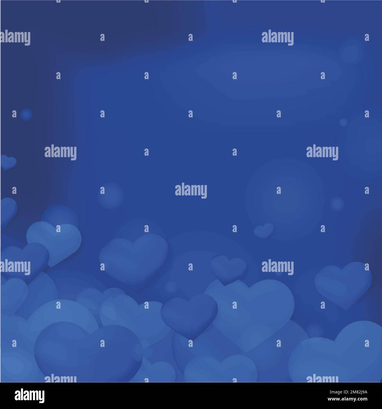 Vector heart bubble pattern background Stock Vector Image & Art - Alamy