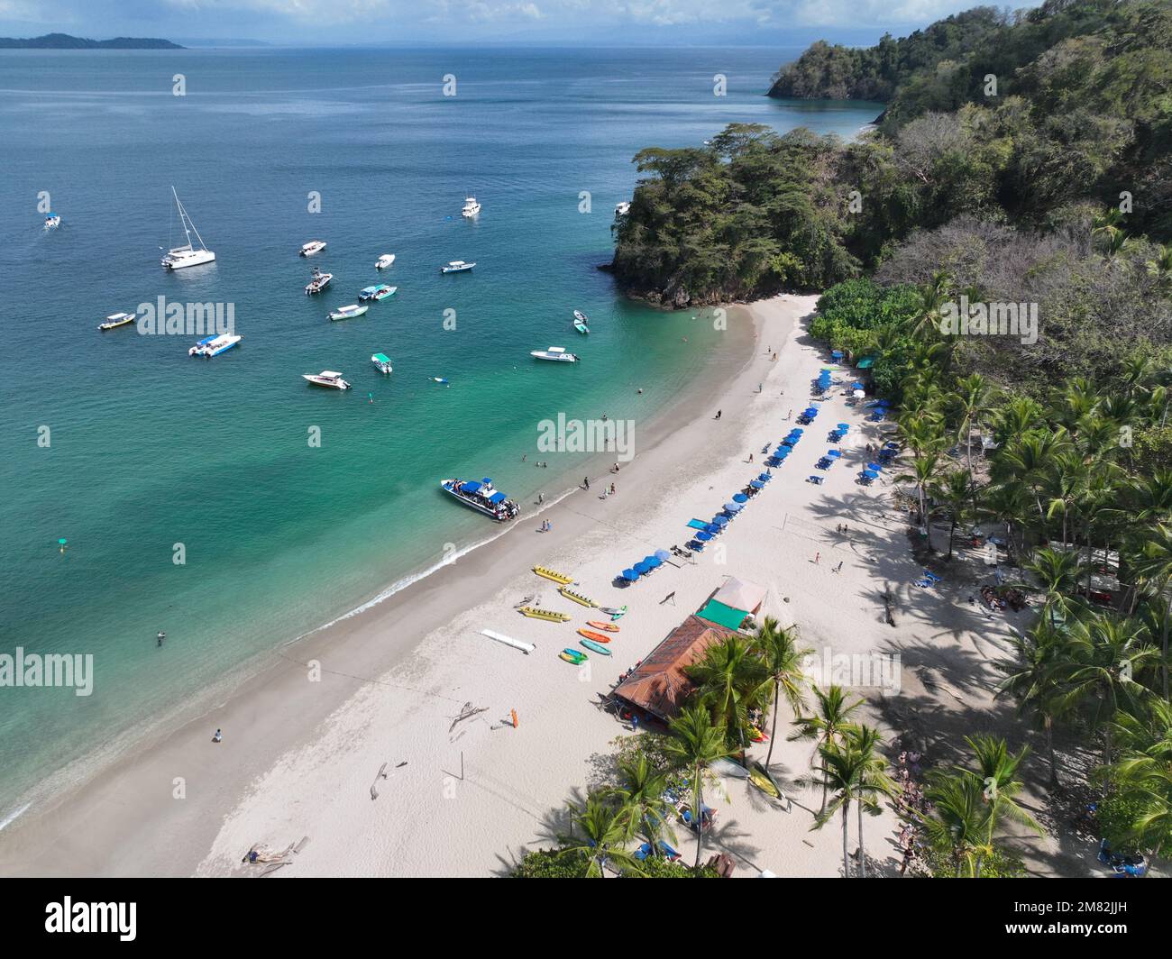 Tortuga Island (Isla Tortuga) in the Pacific Coast of Puntarenas, Costa ...