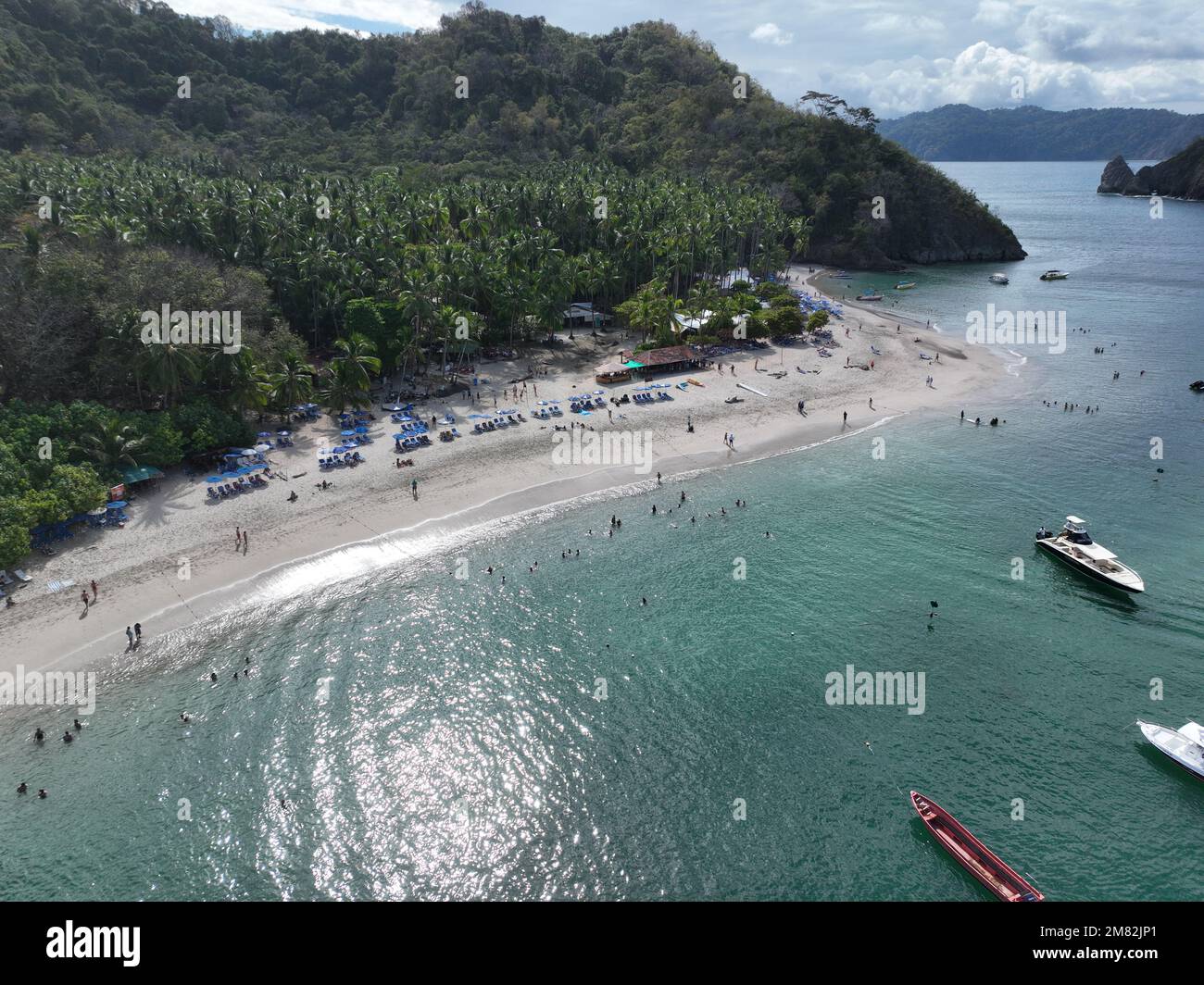 Tortuga Island (Isla Tortuga) in the Pacific Coast of Puntarenas, Costa ...