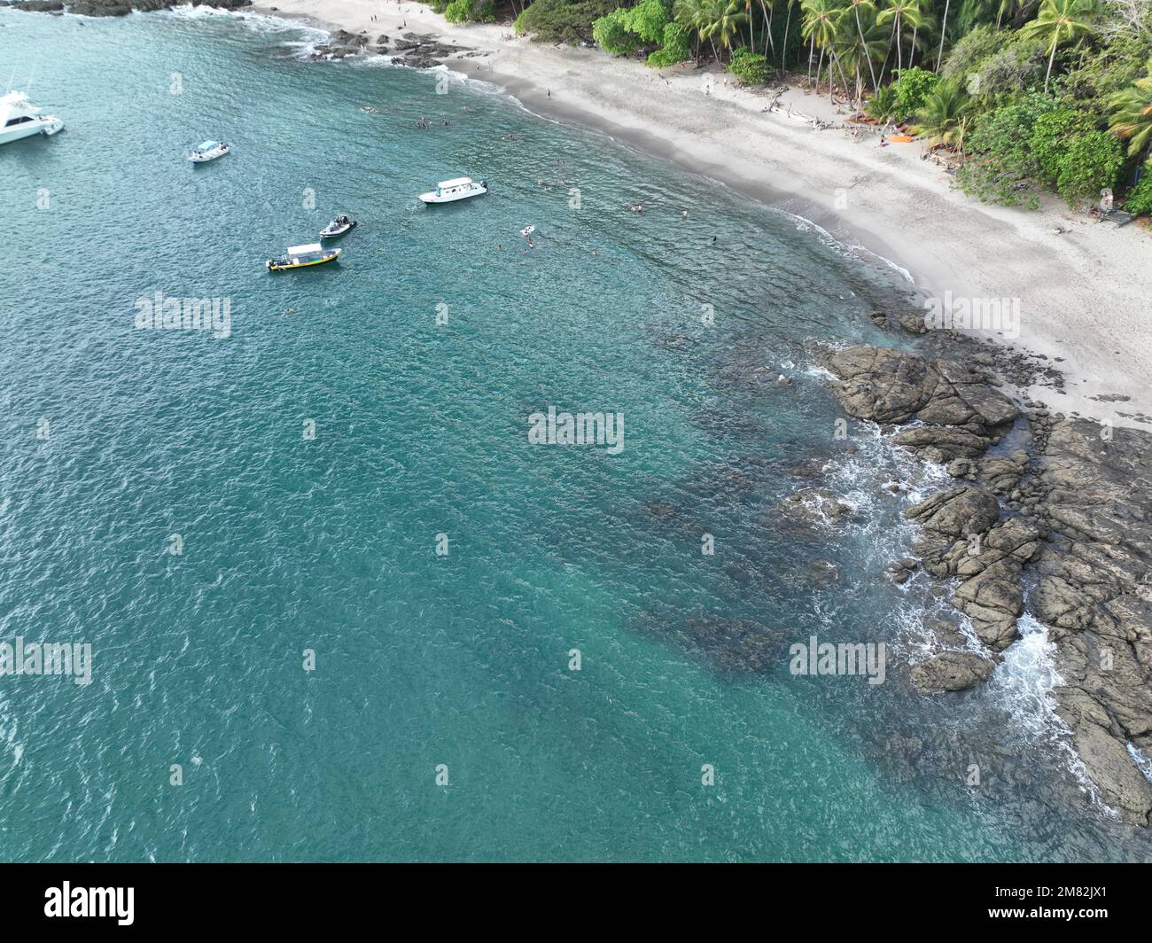 Playa Vivos also known as Playa Muertos in Tambor Bay, Costa Rica Stock ...