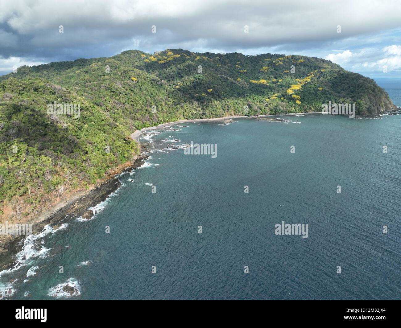 Playa Vivos also known as Playa Muertos in Tambor Bay, Costa Rica Stock ...
