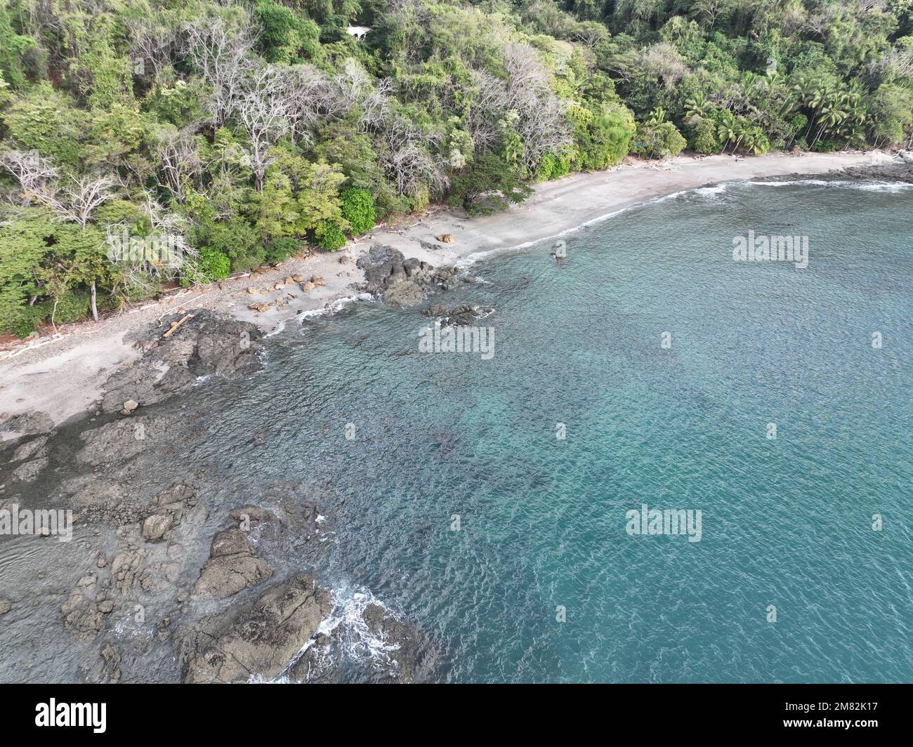 Playa Vivos also known as Playa Muertos in Tambor Bay, Costa Rica Stock ...