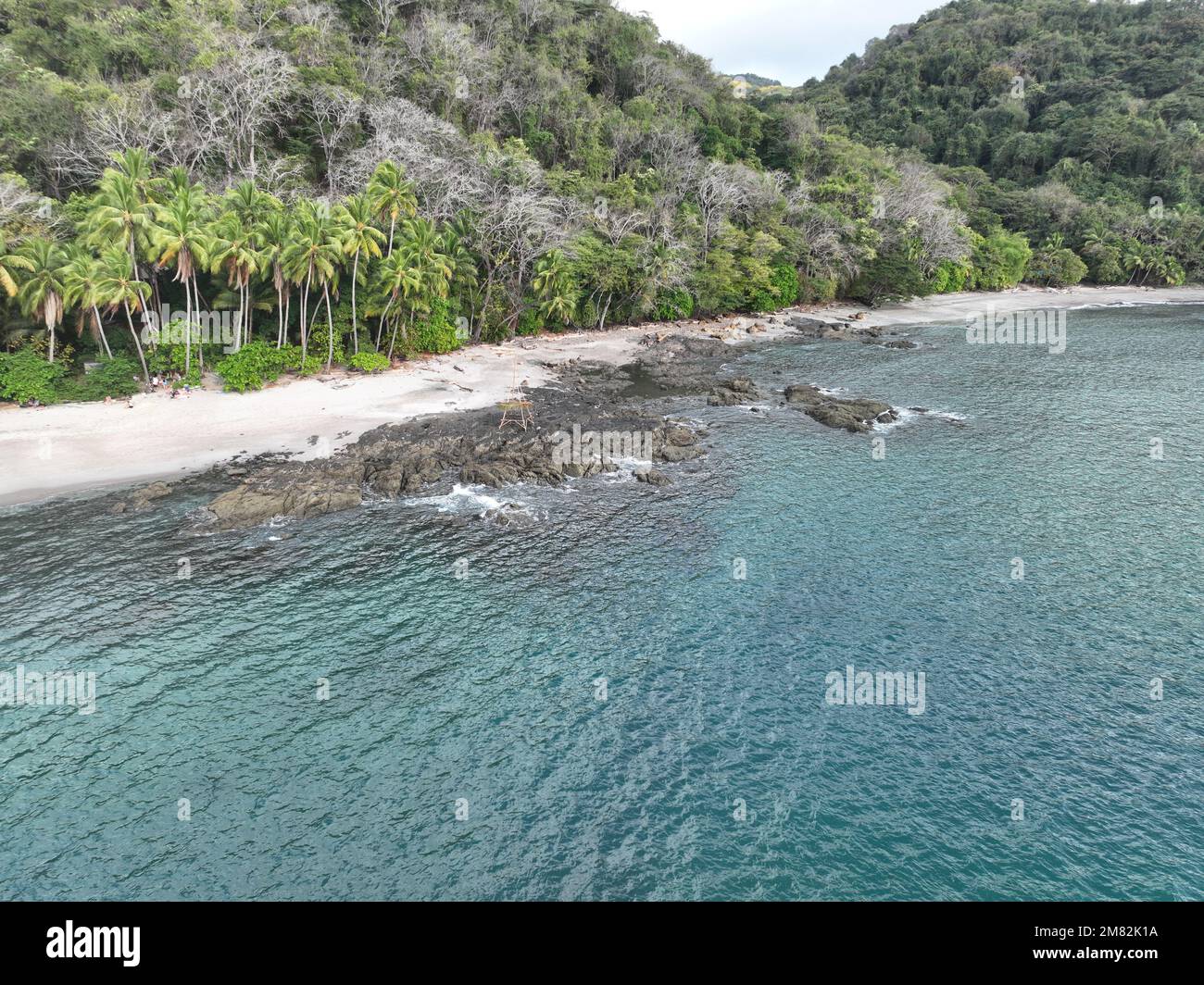 Playa Vivos also known as Playa Muertos in Tambor Bay, Costa Rica Stock ...