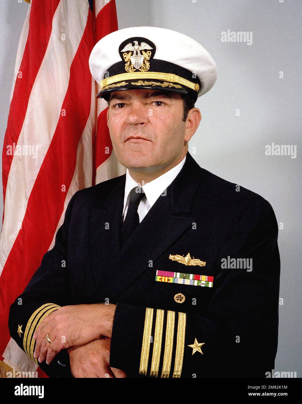 Captain George A. Bertonneau, USNR (covered). Country: Unknown Stock ...